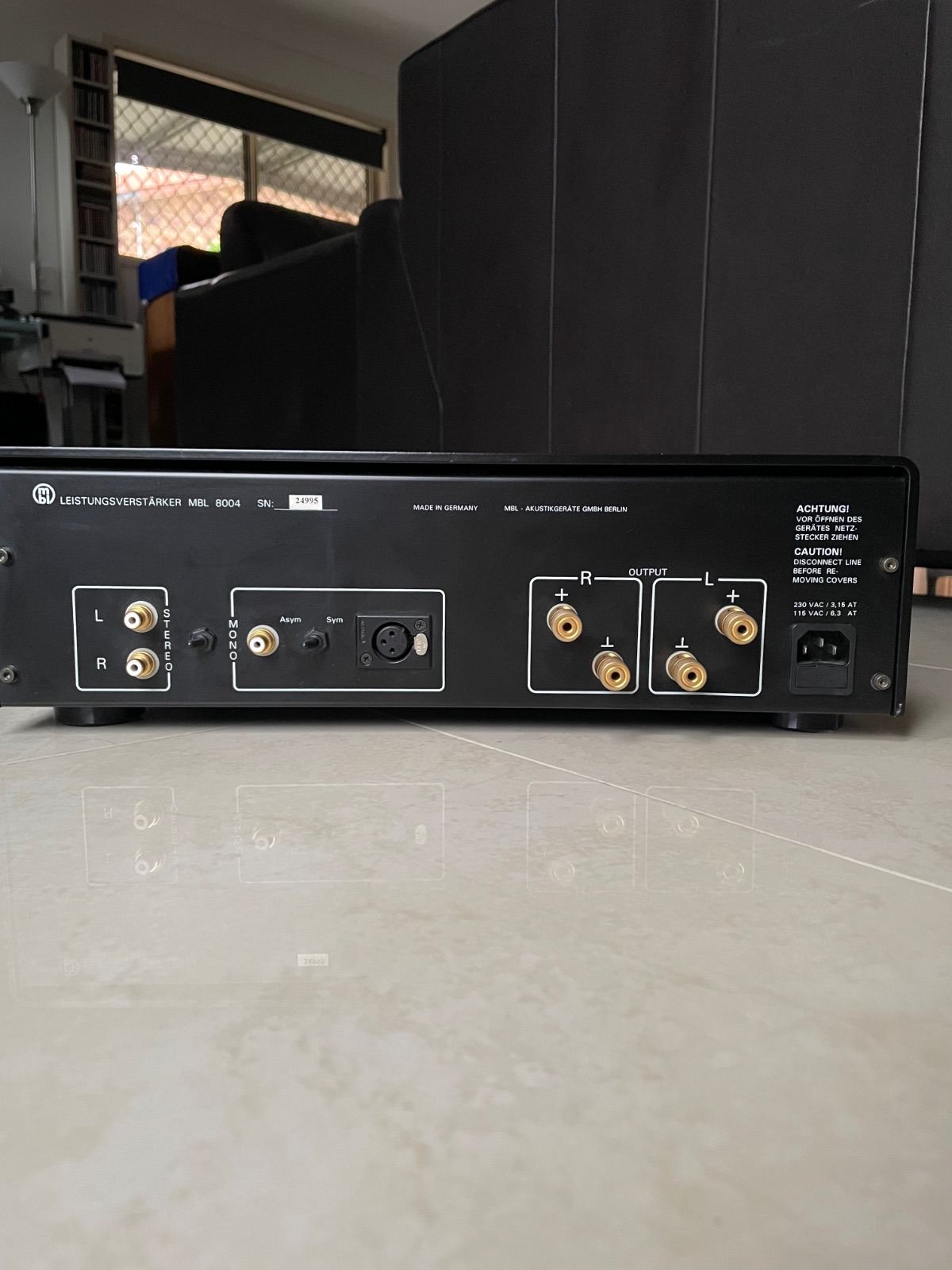 FS: MBL 8004 Power amplifier - Stereo, Home Cinema, Headphones ...