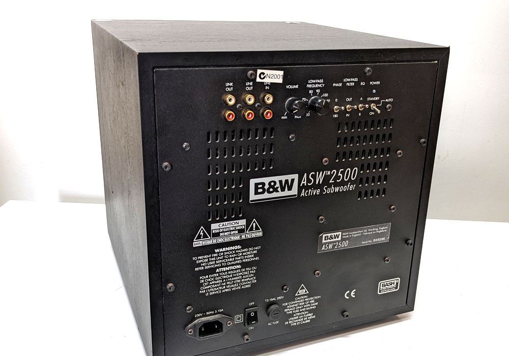 Bowers & Wilkins ASW2500 Subwoofer - Commercial Classifieds - StereoNET