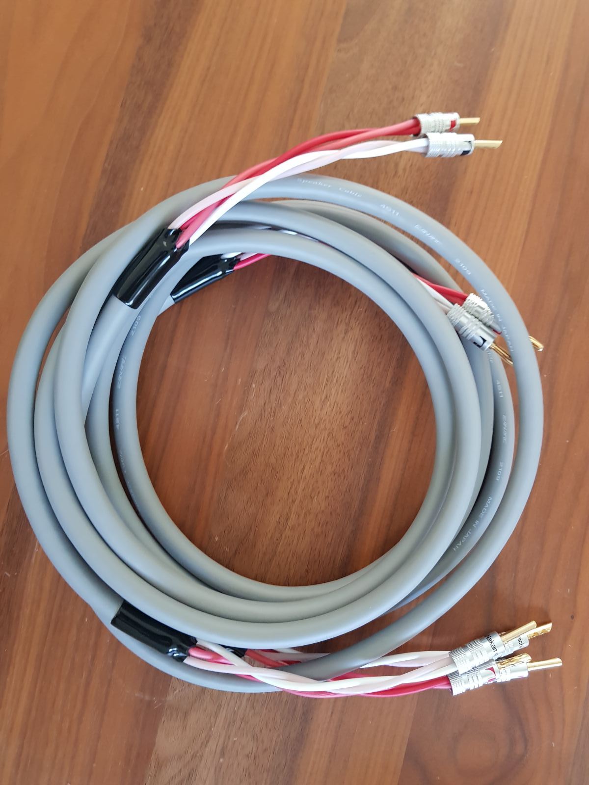 Canare 4S11 Speaker Cables – 2.4m Pair - Hi-Fi and Cinema Cables ...