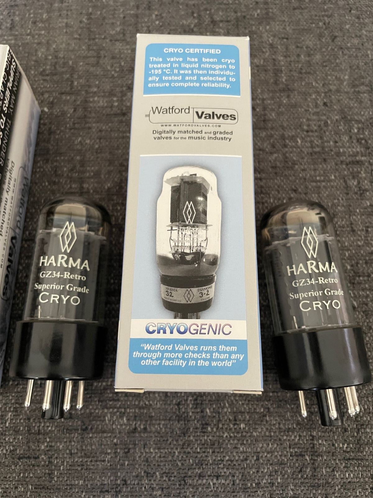FS: GZ34 Valves, Cryogenically treated, match pair - Hi-Fi and Cinema ...