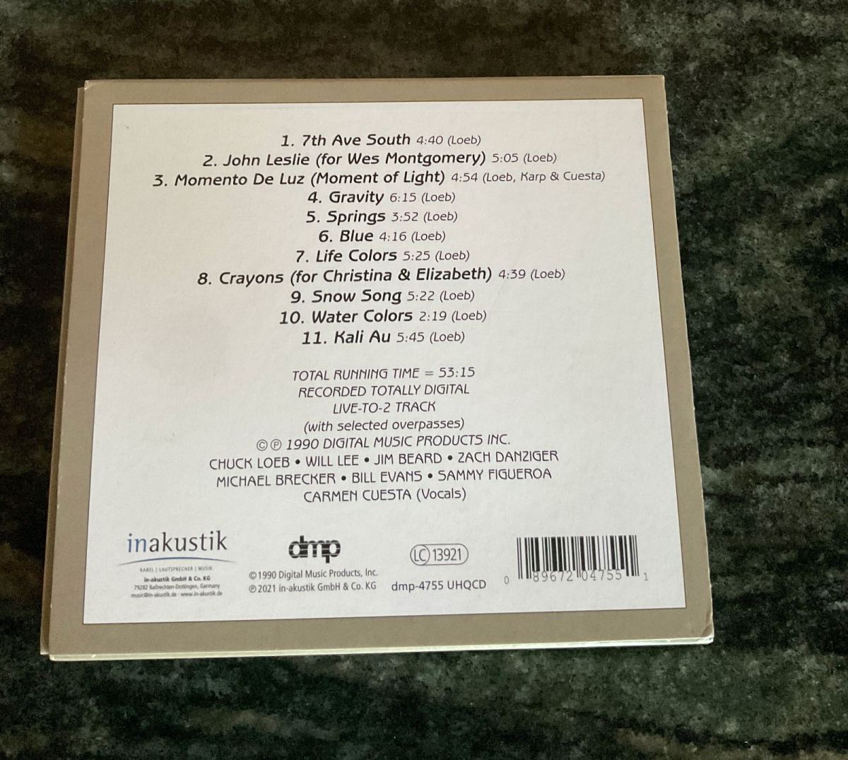 FS: Chuck Loeb "LIFE COLORS" Inakustik UHQCD SOLD PENDING |﻿ Vinyl, CD, and Blu-ray