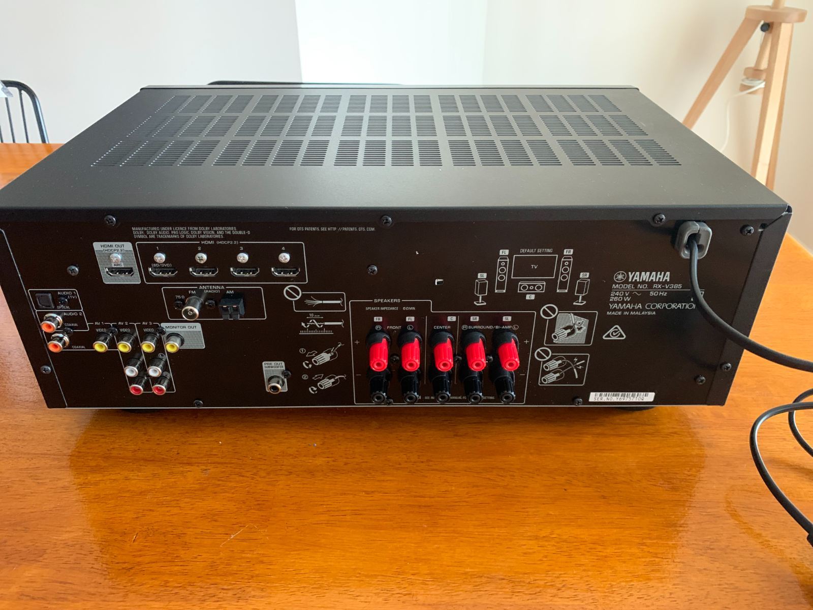 FS: Yamaha RX-V385 5.1 AV Receiver (Current Model) - Stereo, Home ...
