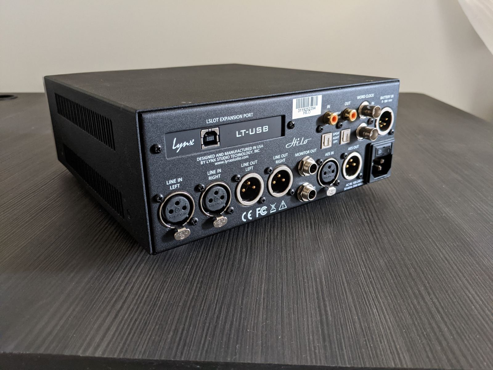 FS: Lynx Hilo Reference DAC / AD Converter / USB Audio Interface ...