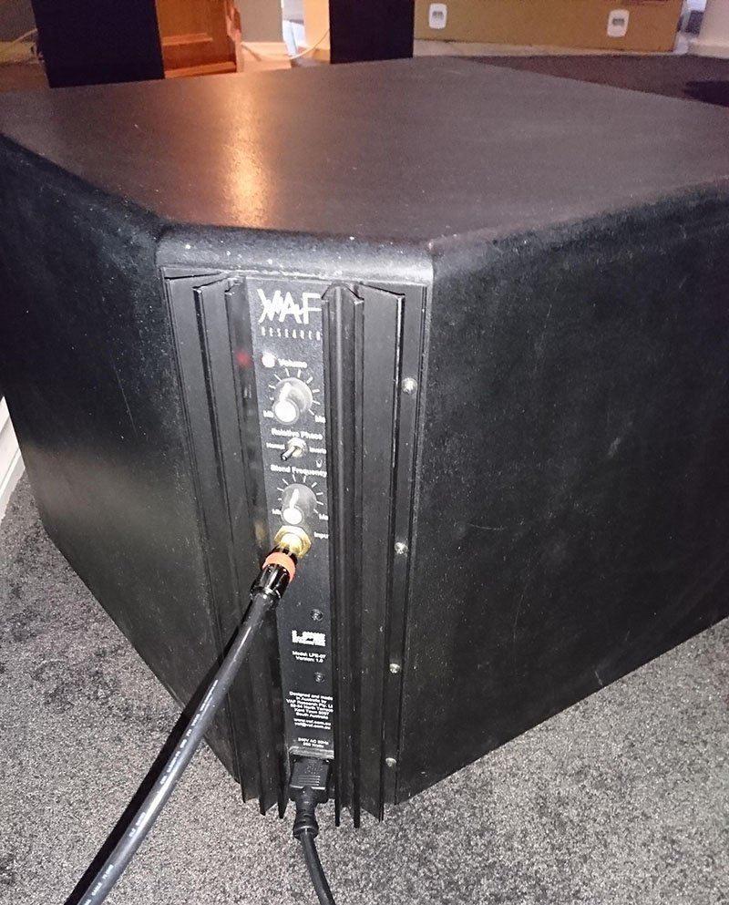 FS vaf research lfe 07 subwoofer - Stereo, Home Cinema, Headphones ...