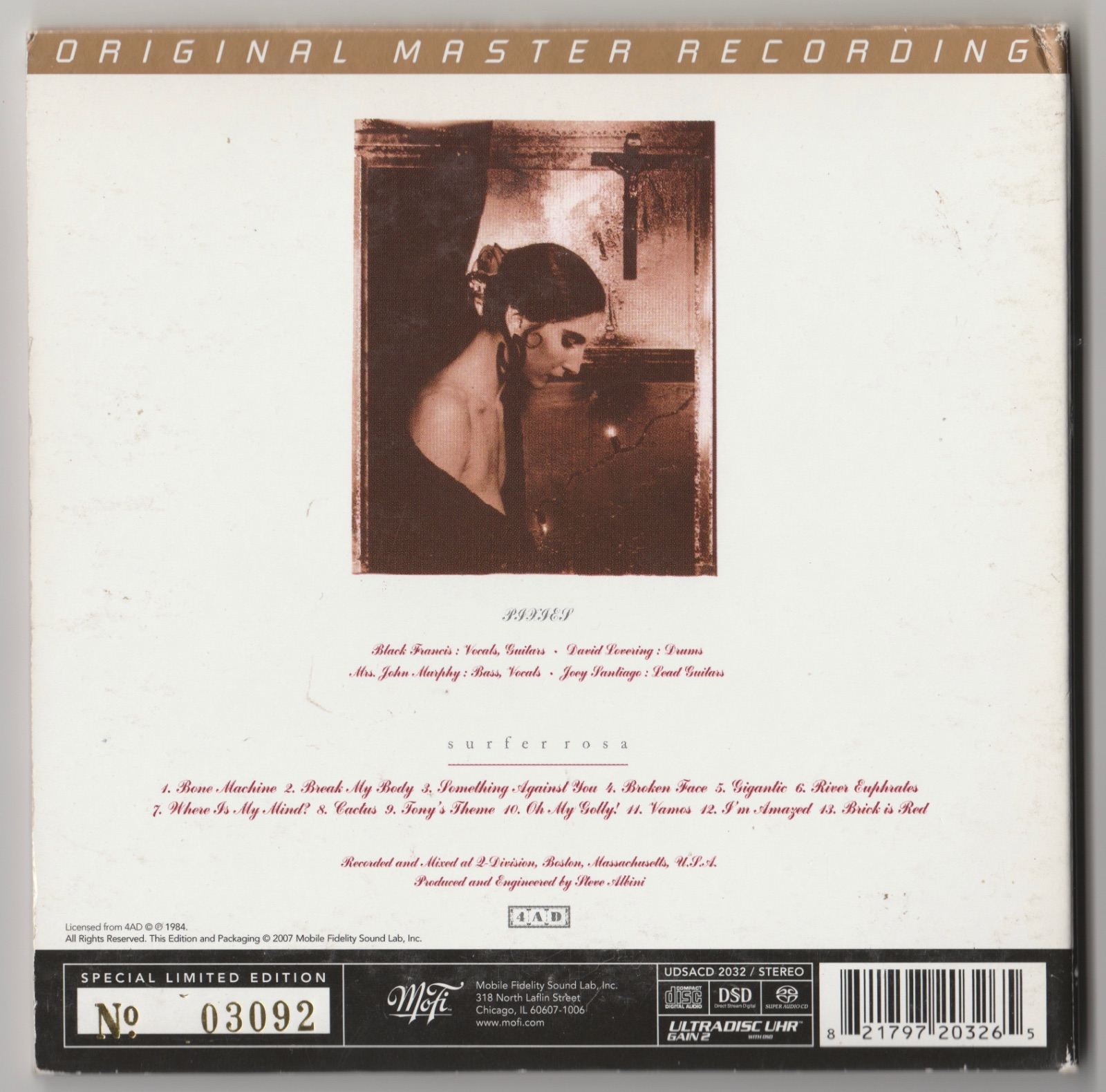 PIXIES: Surfer Rosa (1988) MFSL SACD / shelf wear + hairline scratches ...