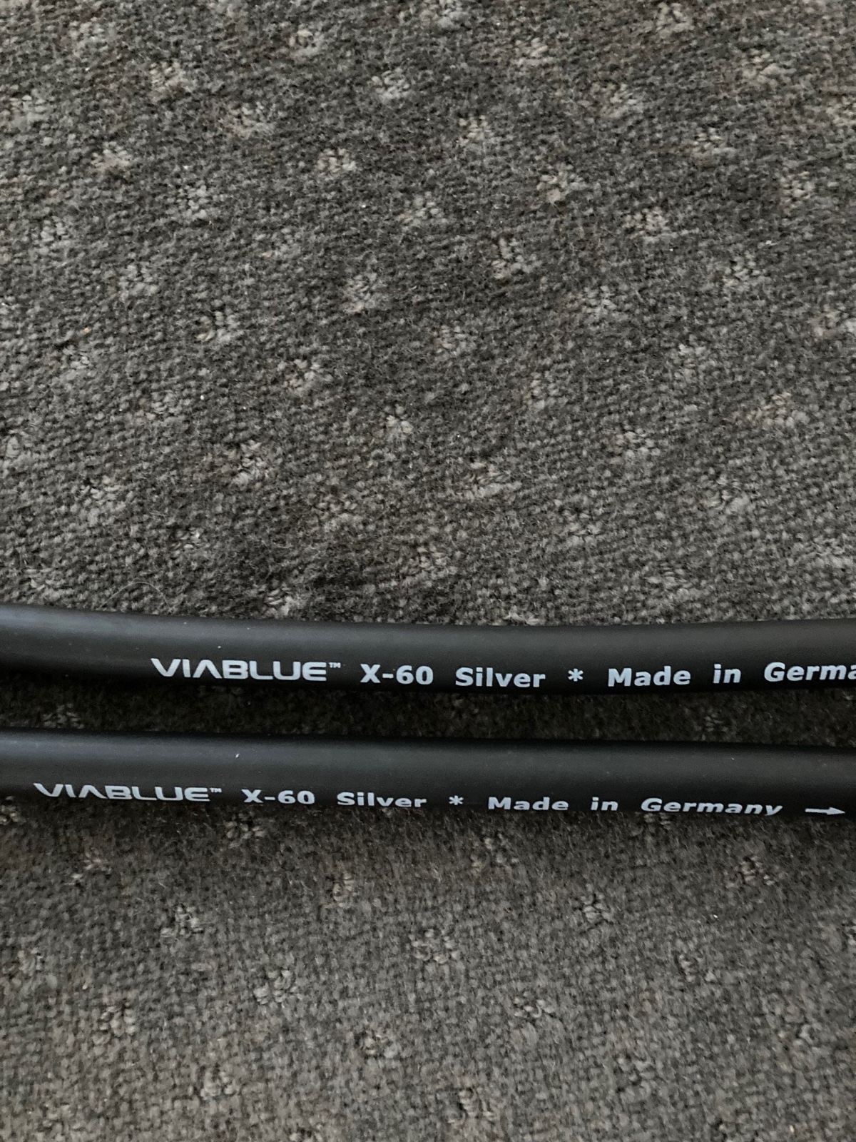 FS: Viablue X-60 Silver Power cords (2) - Hi-Fi and Cinema Cables ...