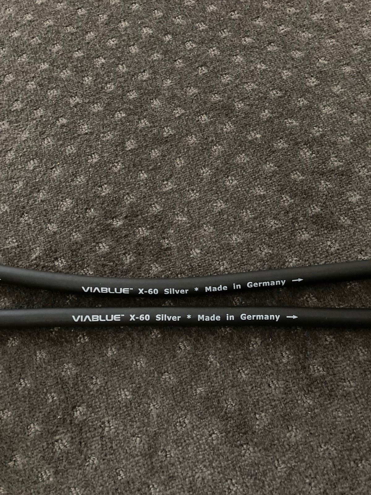 FS: Viablue X-60 Silver Power cords (2) - Hi-Fi and Cinema Cables ...