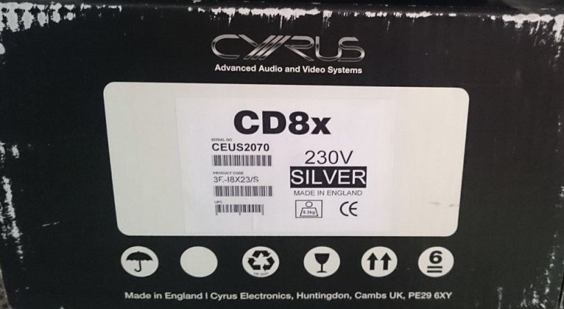 FS: Cyrus CD8X CD Transport / Player - Stereo, Home Cinema, Headphones ...
