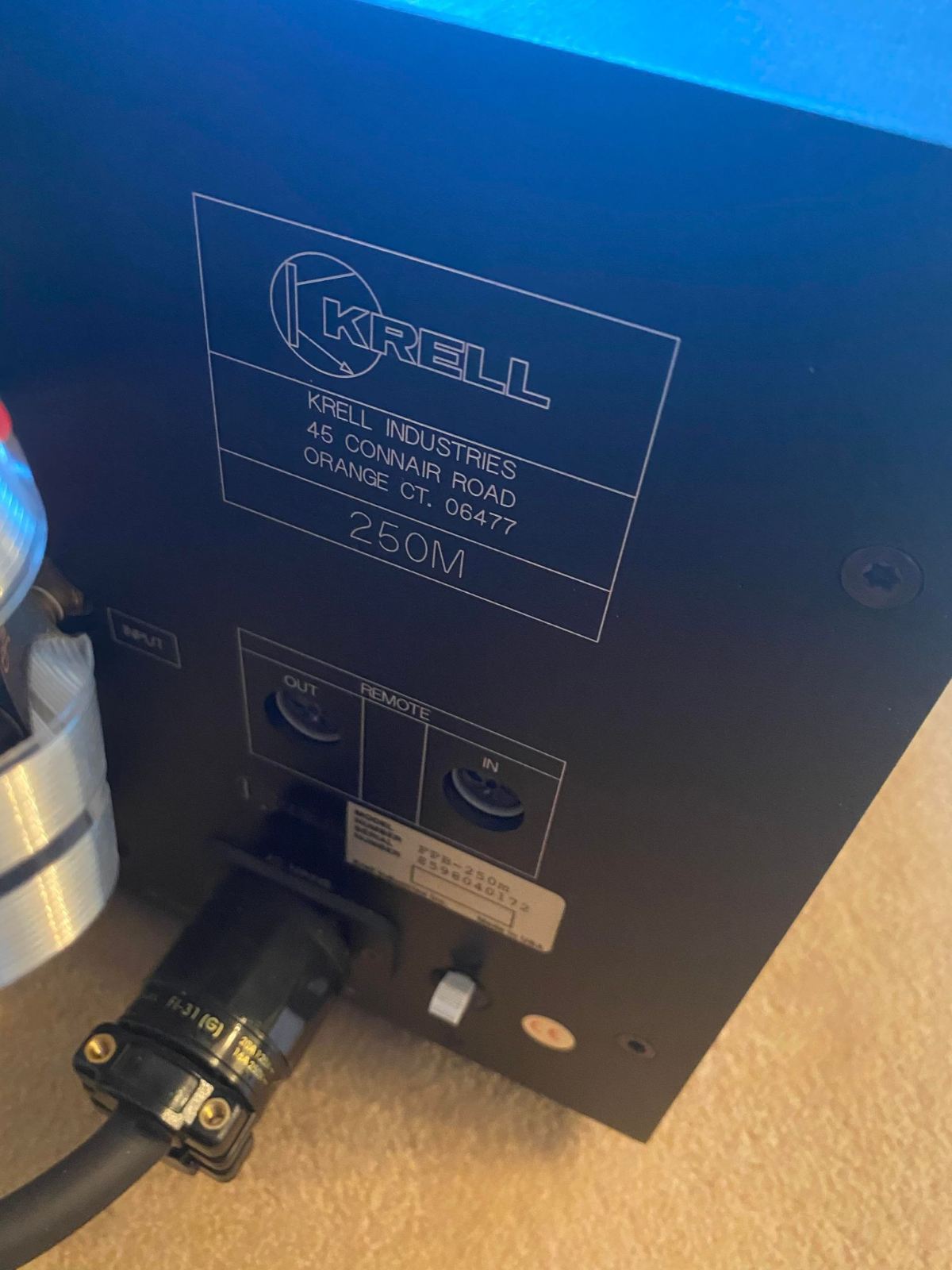FS: Krell full power balanced 250M amplifier (pair) |﻿ Stereo, Home ...