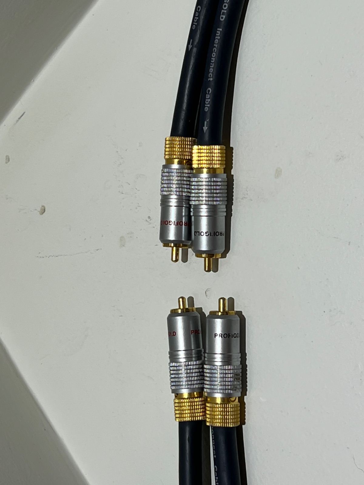 FS: Profigold RCA interconnects 1M - Hi-Fi and Cinema Cables ...