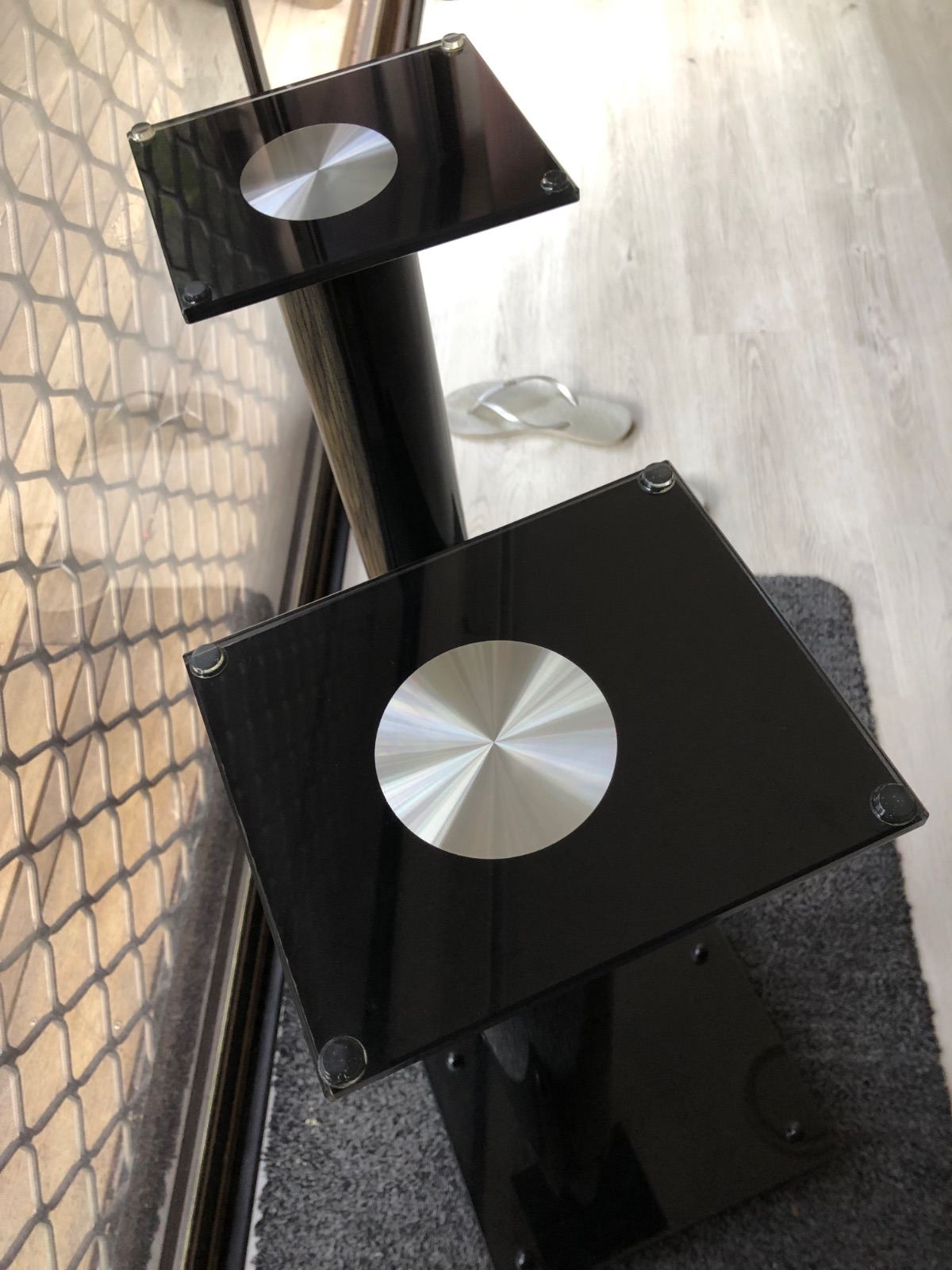 Taurus Opal 74cm speaker stands |﻿ Hi-Fi and Cinema Cables & Accessories