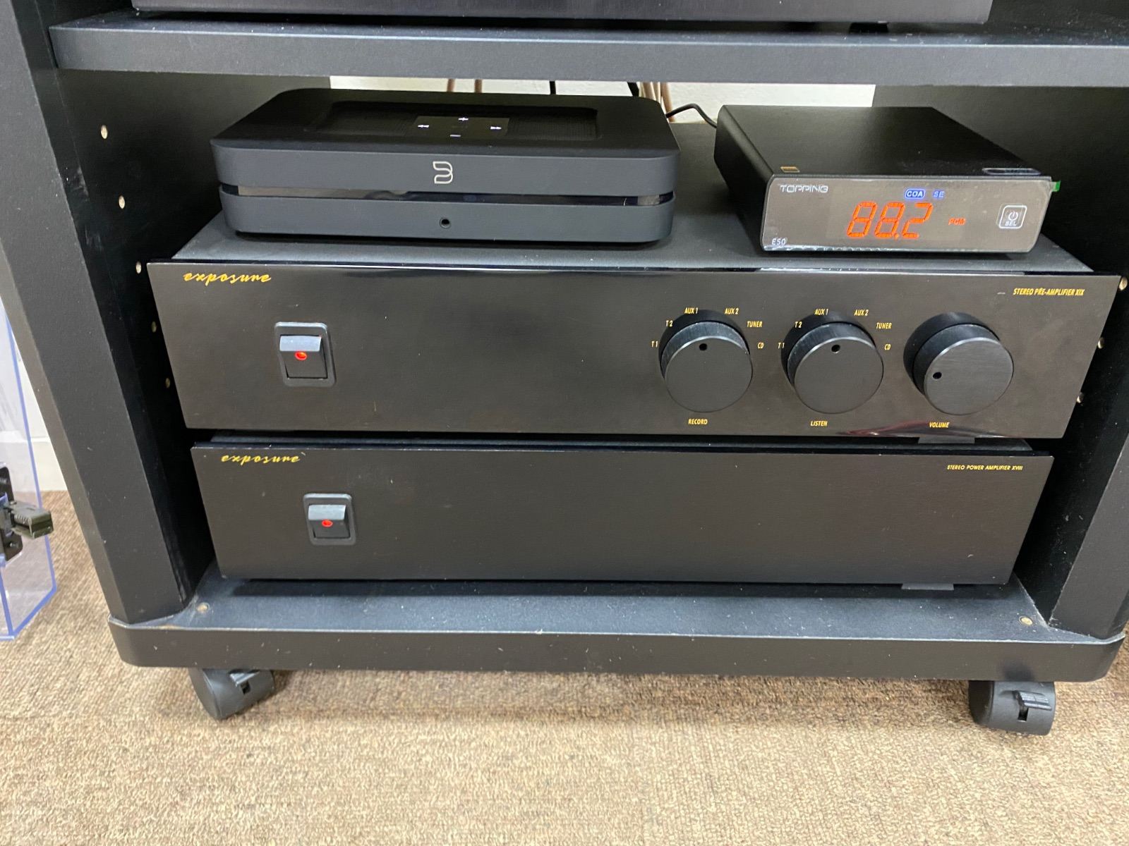 Exposure XIX & XVIII pre and power amplifier - Stereo, Home Cinema ...