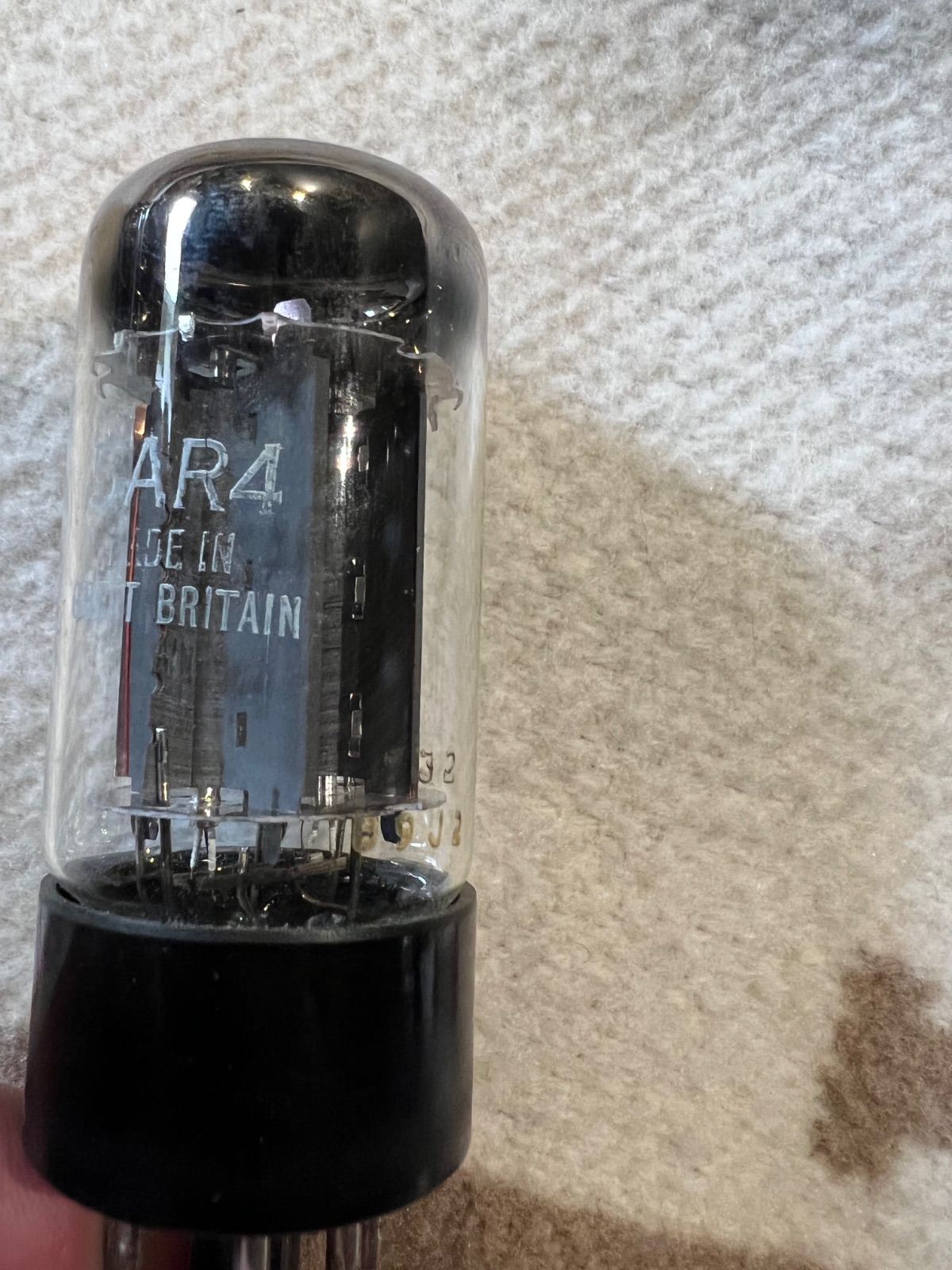 FS: Mullard 5ar4 / gz34 F32 code B9J2 7 notch copper plate - Hi-Fi and ...