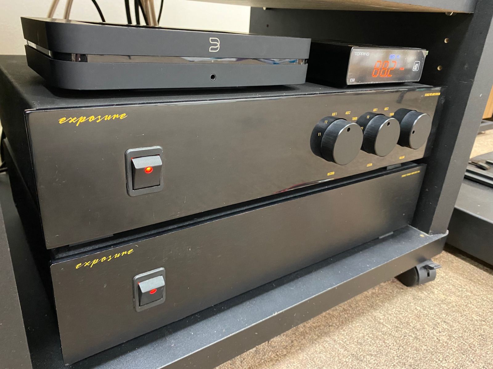 Exposure XIX & XVIII pre and power amplifier - Stereo, Home Cinema ...