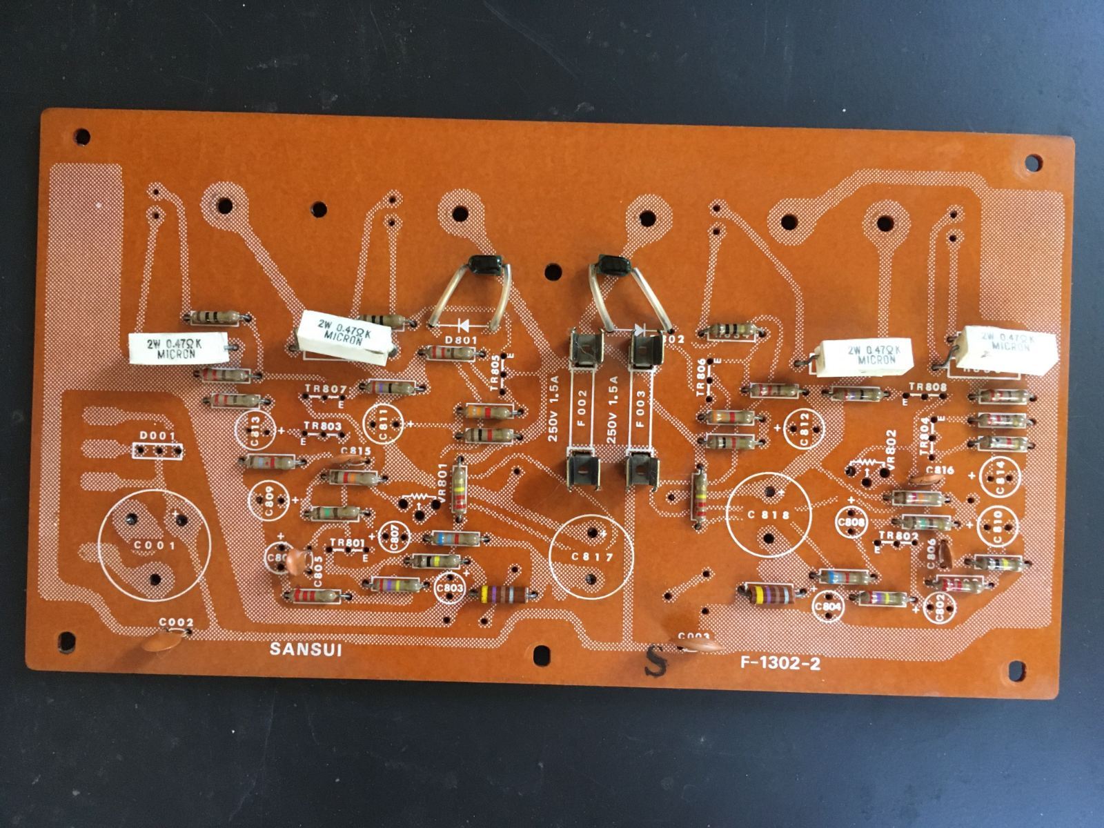 Sansui AU-101 novice first rebuild/restoration - Stereo Amplifiers ...