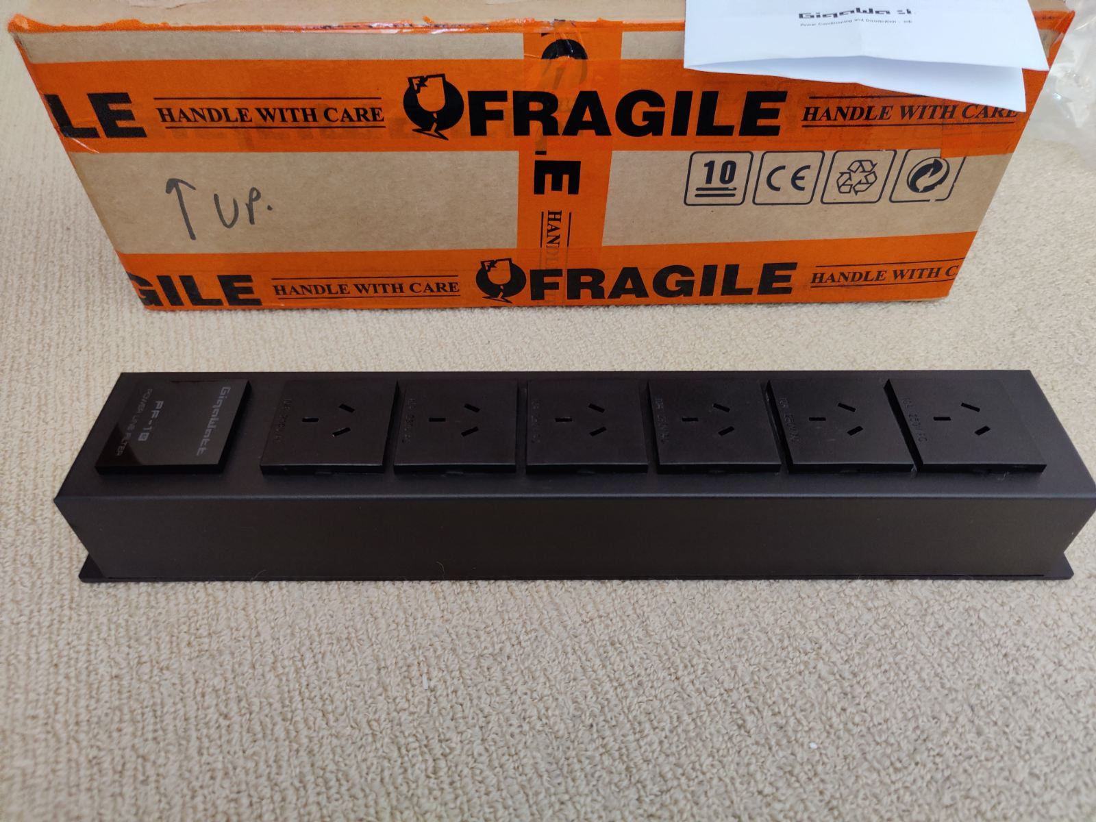 FS: GIGAWATT PF-1E power filter strip - Hi-Fi and Cinema Cables ...