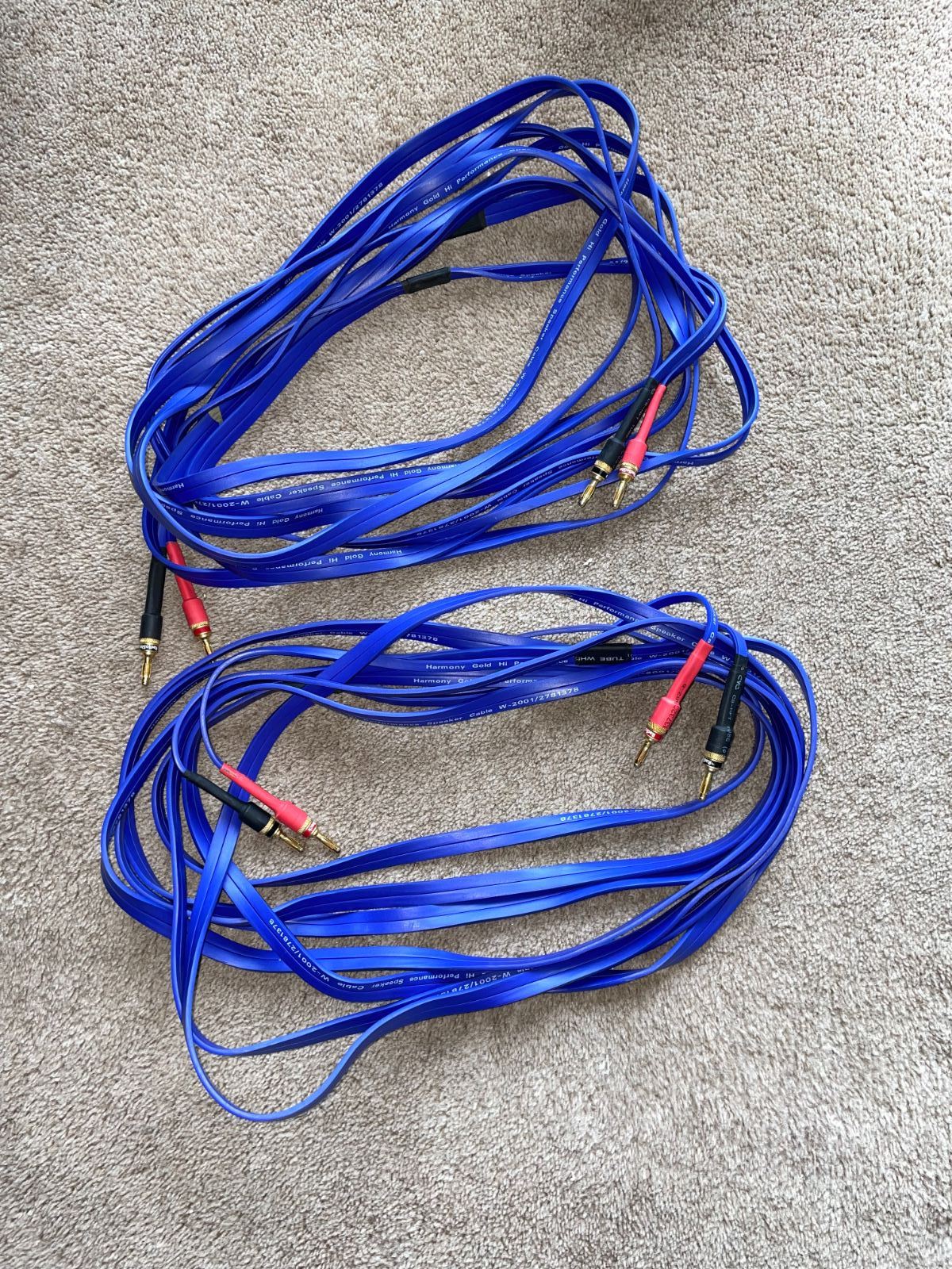 Harmony Gold high performance speaker cable 6m - Hi-Fi and Cinema ...