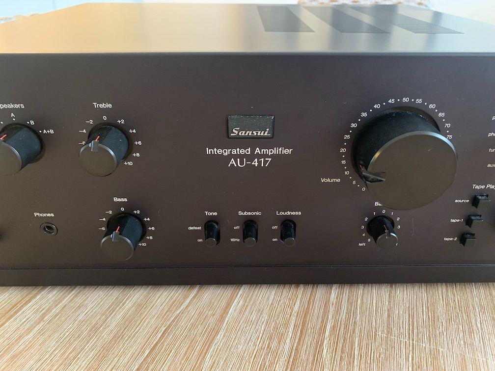 SOLD: FS: Sansui AU-417 amplifier - Stereo, Home Cinema, Headphones ...