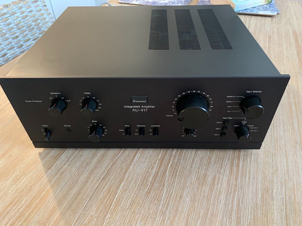 SOLD: FS: Sansui AU-417 amplifier - Stereo, Home Cinema, Headphones ...