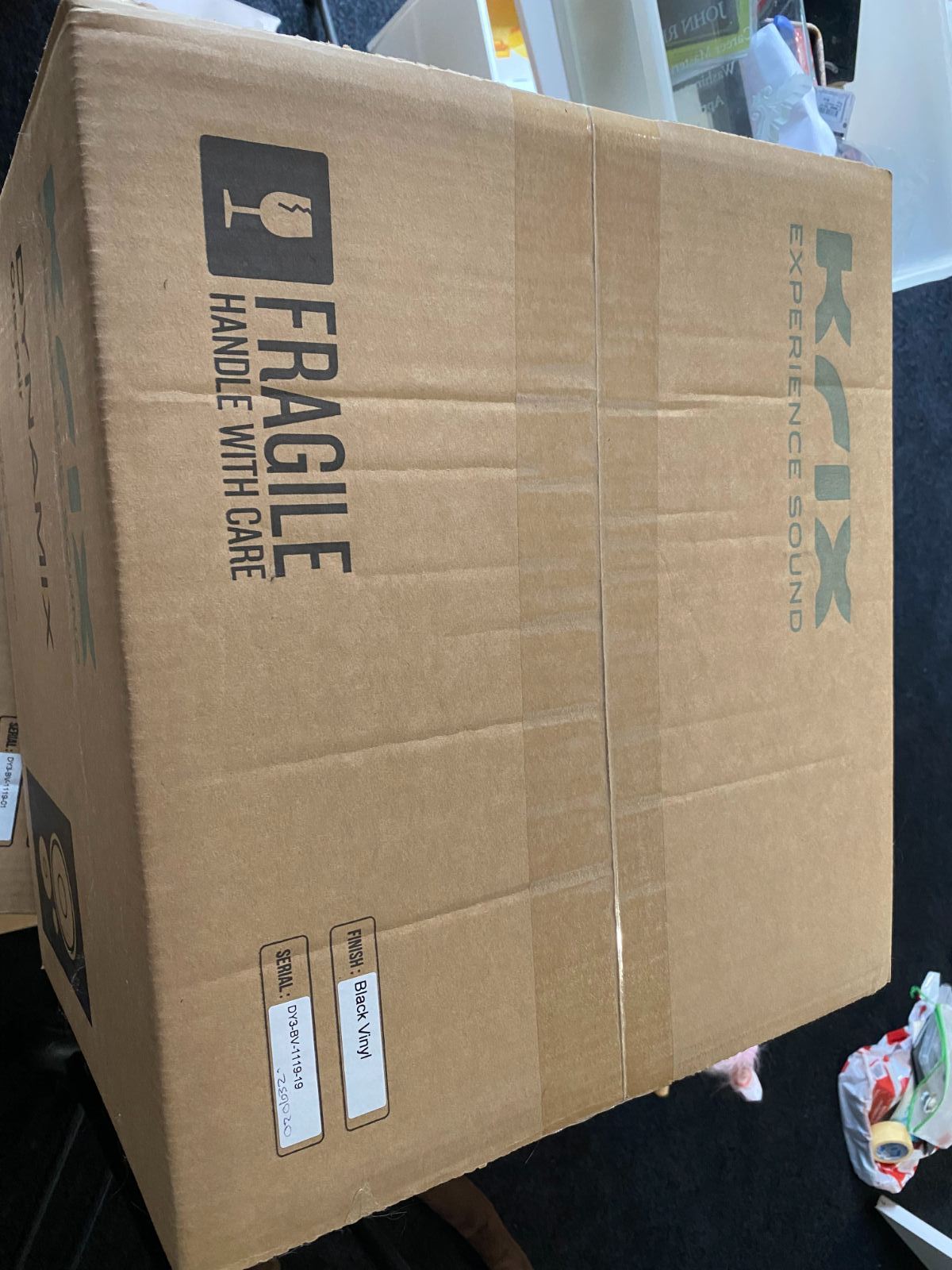 FS: Brand New / Unopened KRIX Dynamix Black Vinyl On-Wall Speakers ...