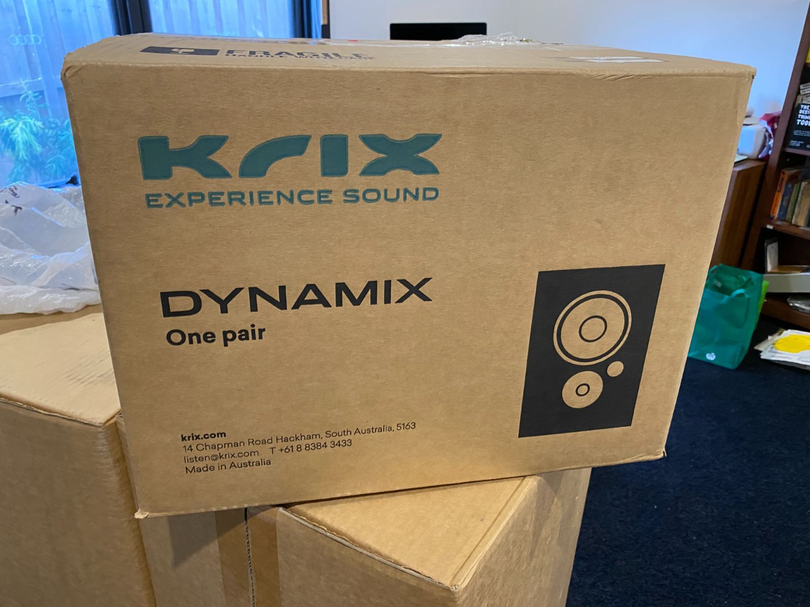 FS: Brand New / Unopened KRIX Dynamix Black Vinyl On-Wall Speakers ...