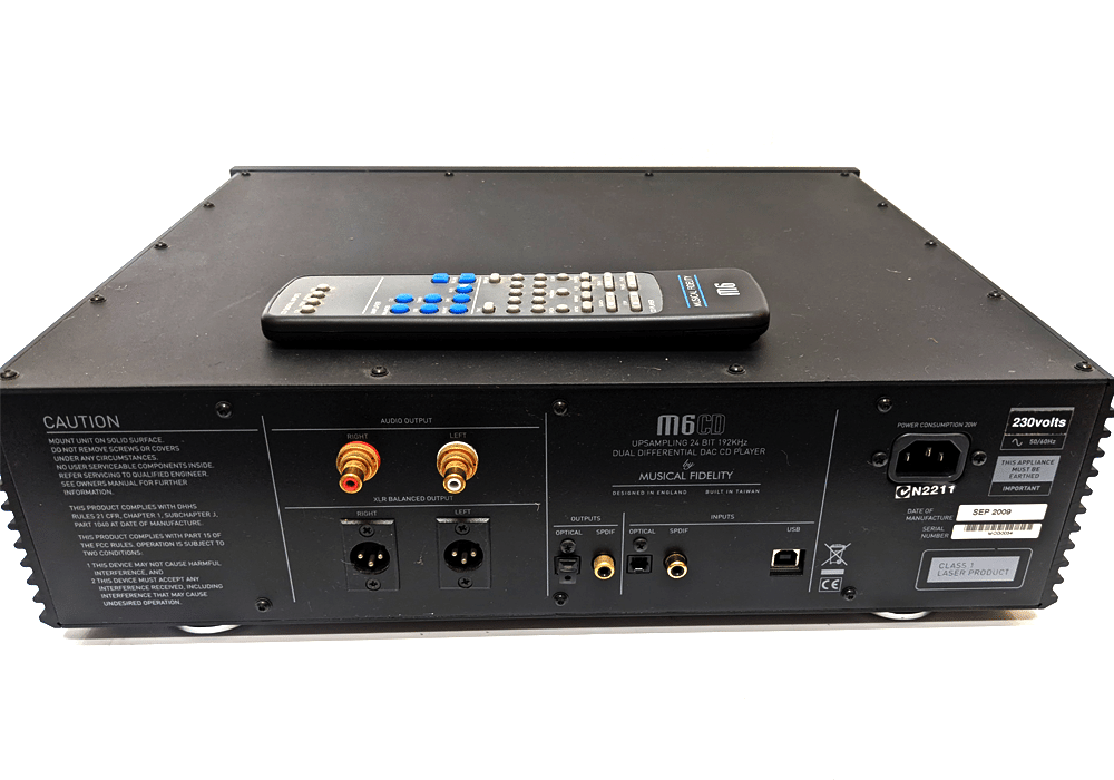Musical Fidelity M6CD CD player - Commercial Classifieds - StereoNET
