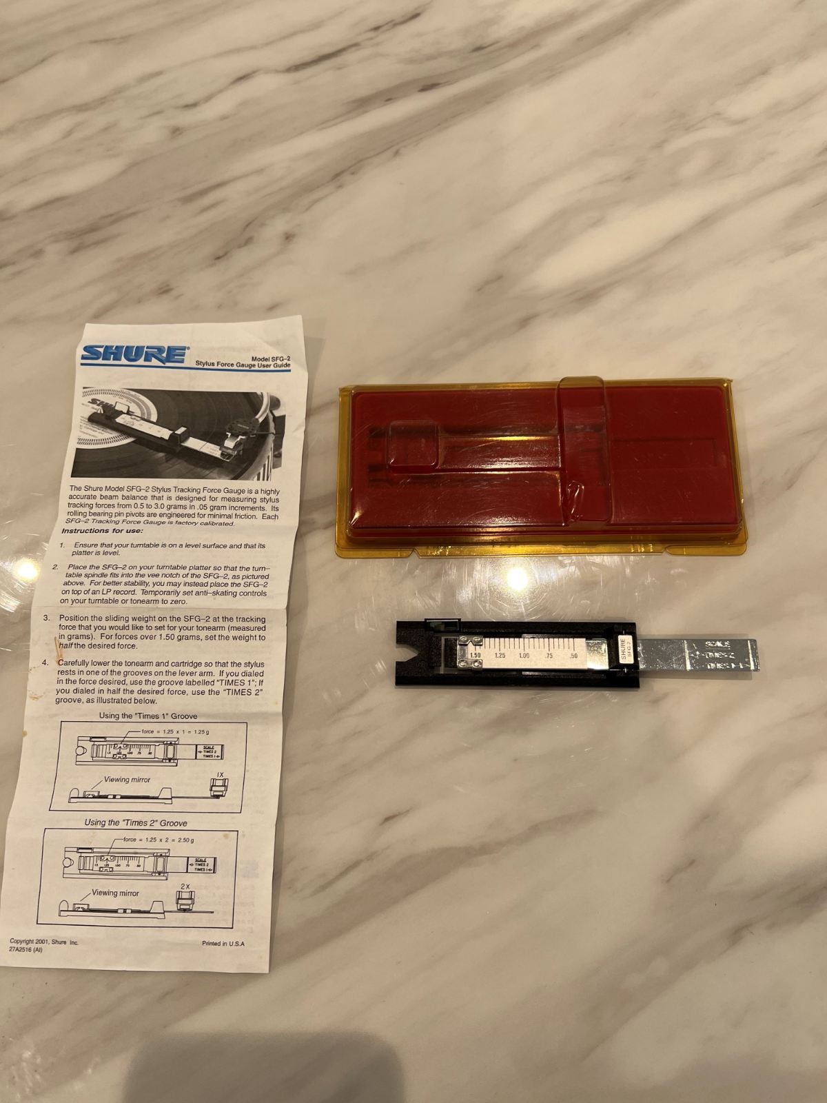 FS: Shure SFG-2 Stylus Tracking Force Gauge - Hi-Fi and Cinema Cables ...