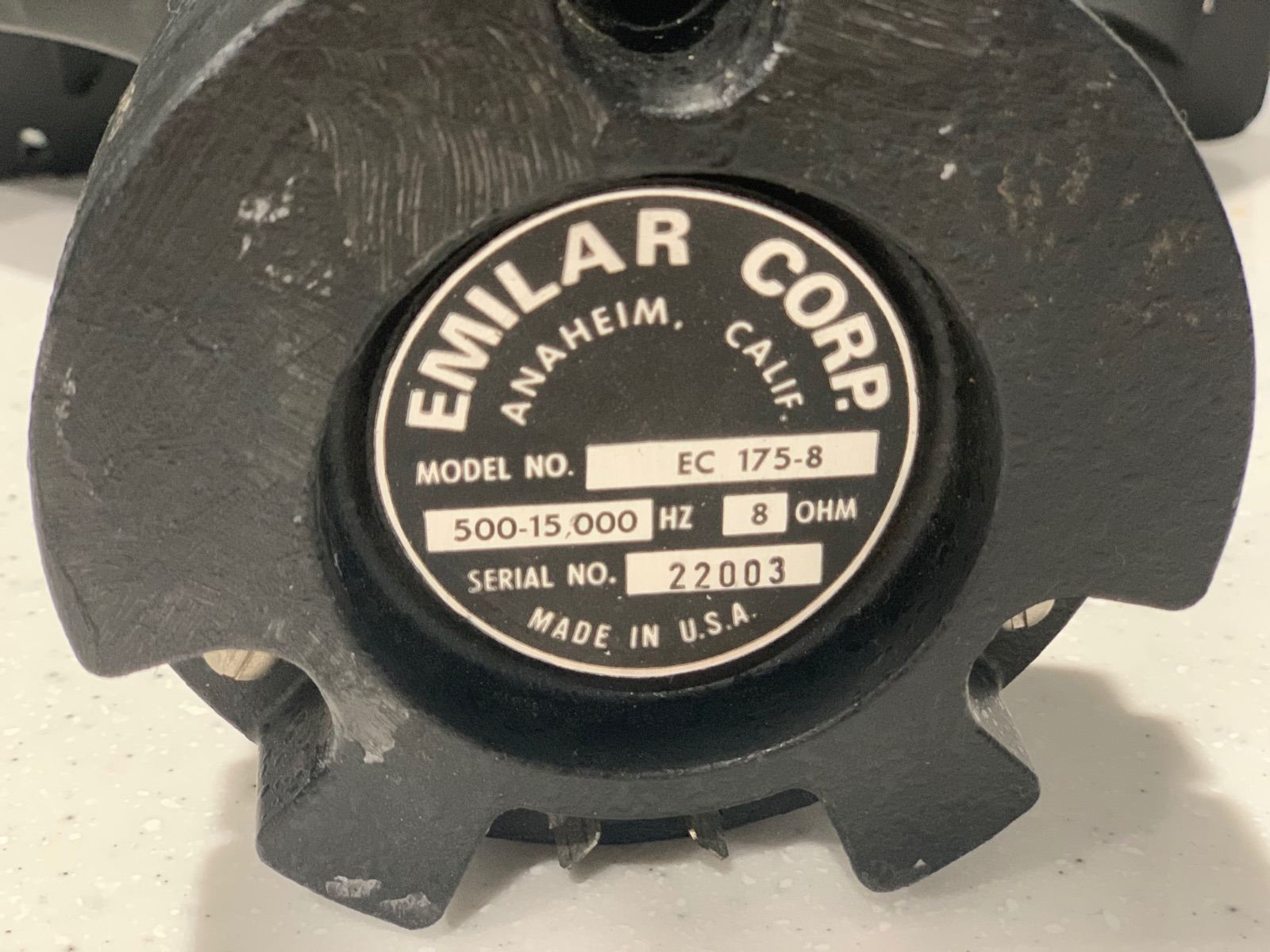 FS: Emilar EH500-2 horns and EC175 drivers - Hi-Fi and Cinema Cables ...