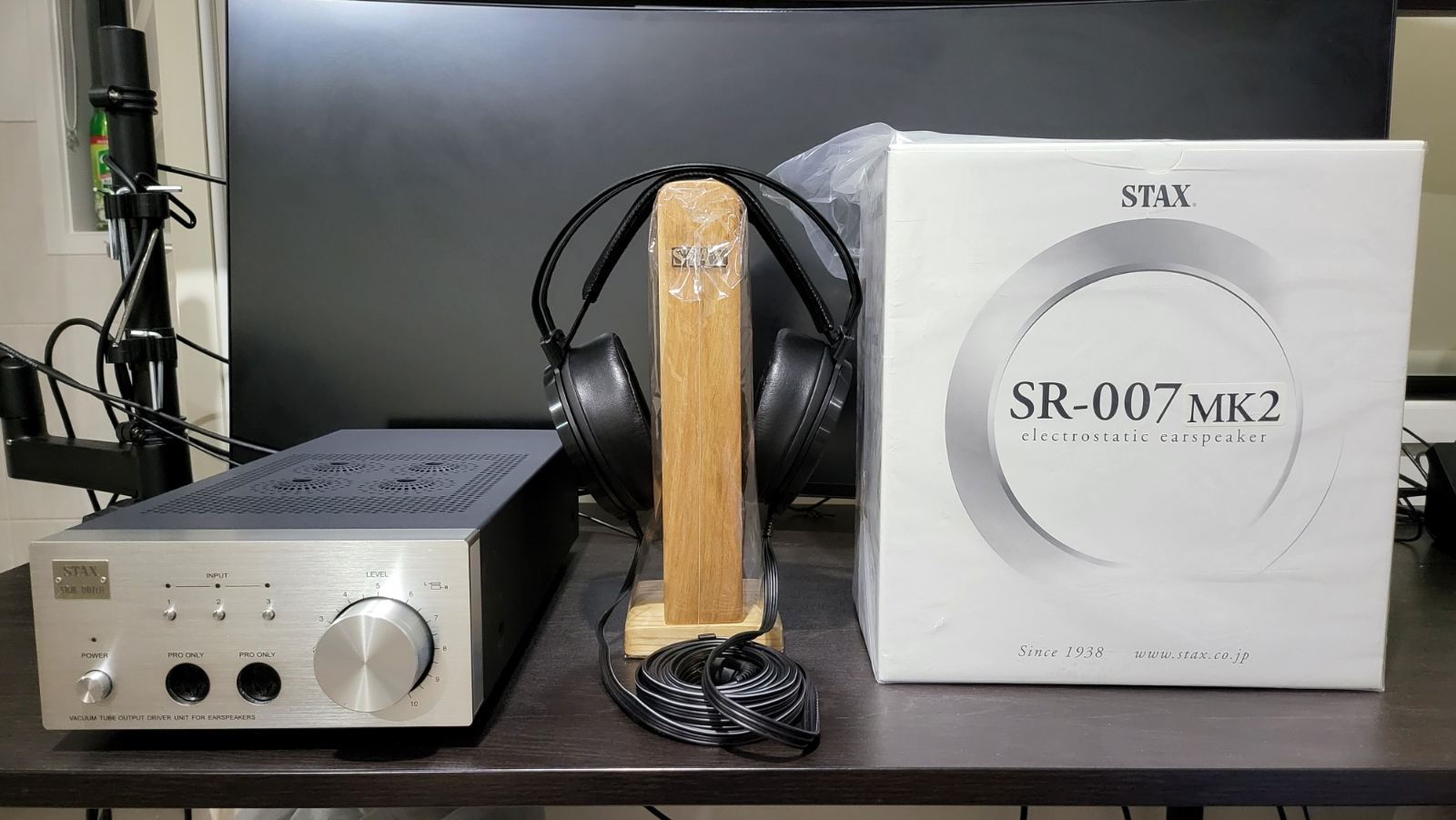 FS: STAX SR-007MK2 Omega Reference Electrostatic Headphones + SRM ...