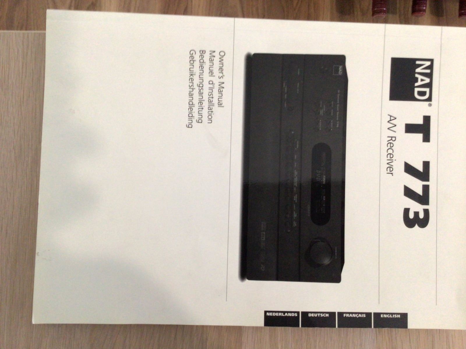 NAD 7.1 System including NAD T773 Amp with remote plus Sonique SAV 5 ...