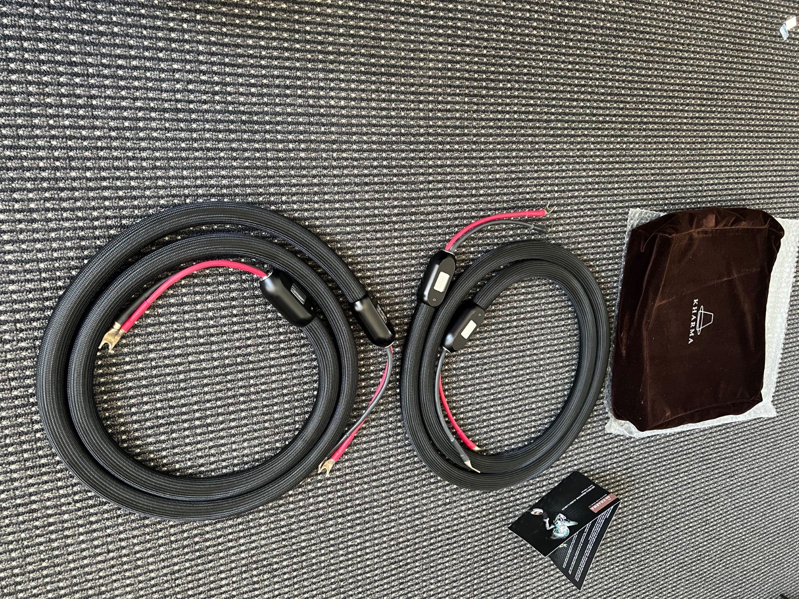 FS: Kharma Supreme Reference Speaker cables 2.5m pair (spades) - Hi-Fi ...