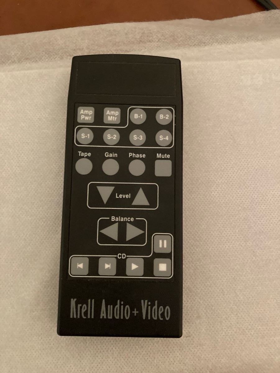 FOUND: WTB: Krell Original Remote Control |﻿ Wanted to Buy