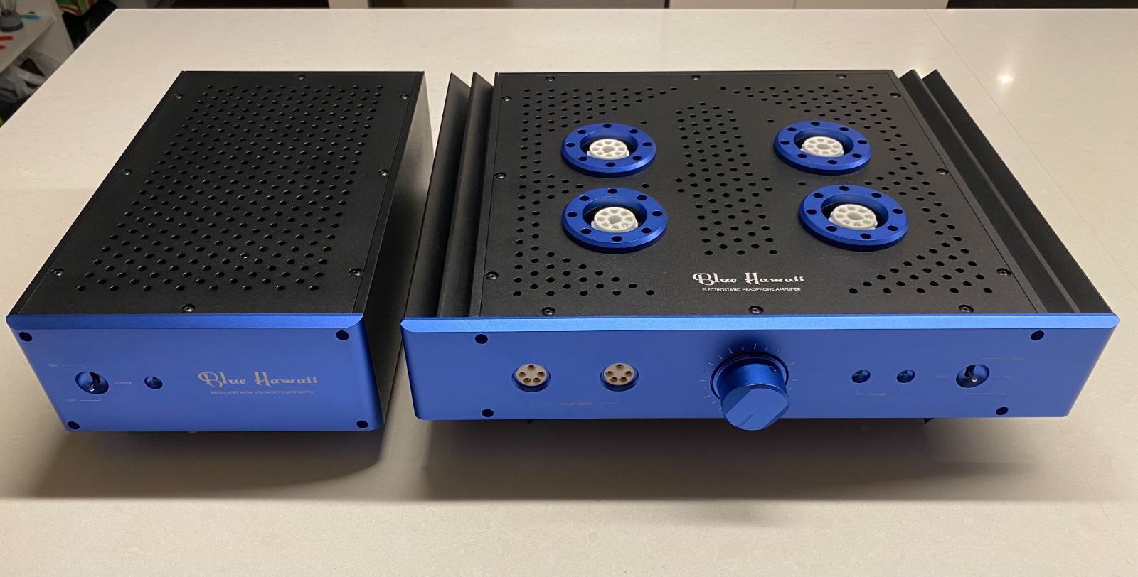 HeadAmp Blue Hawaii Electrostatic Headphone Amplifier - Stereo, Home ...