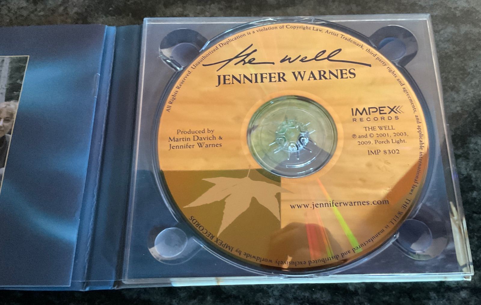 FS: Jennifer Warnes "The Well" 24 Karat Gold CD Edition (IMPEX RECORDS ...