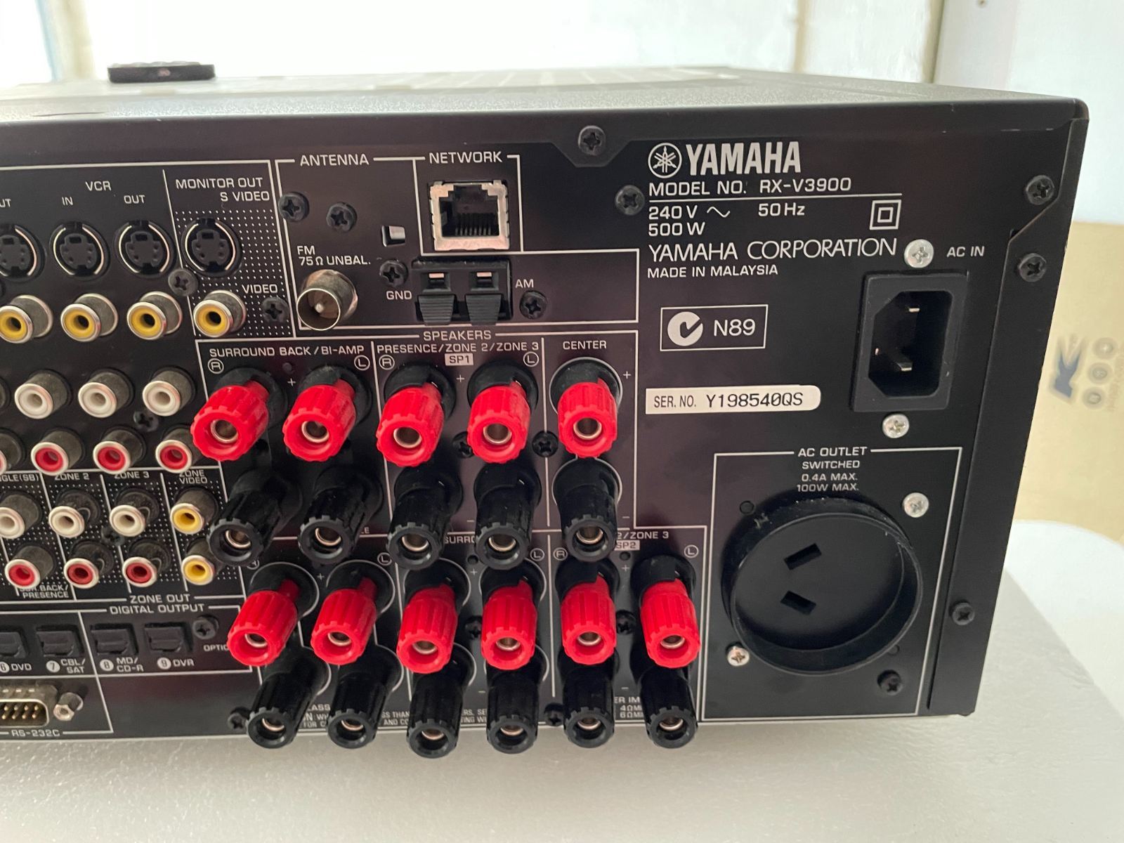 Yamaha Receiver v3900 140 wpc 8ohms (read description) - Stereo, Home ...