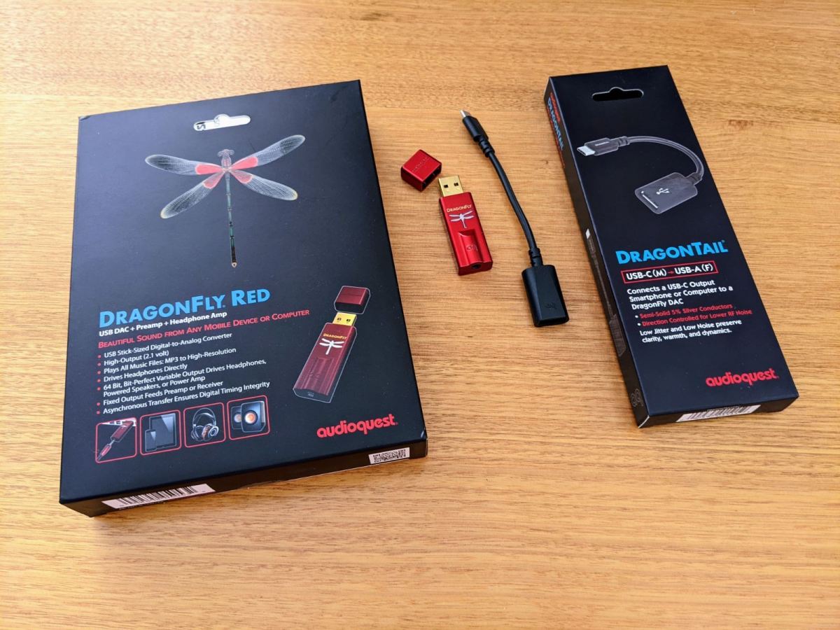 FS: AudioQuest Dragonfly Red + Dragontail USB-C |﻿ Stereo, Home Cinema ...