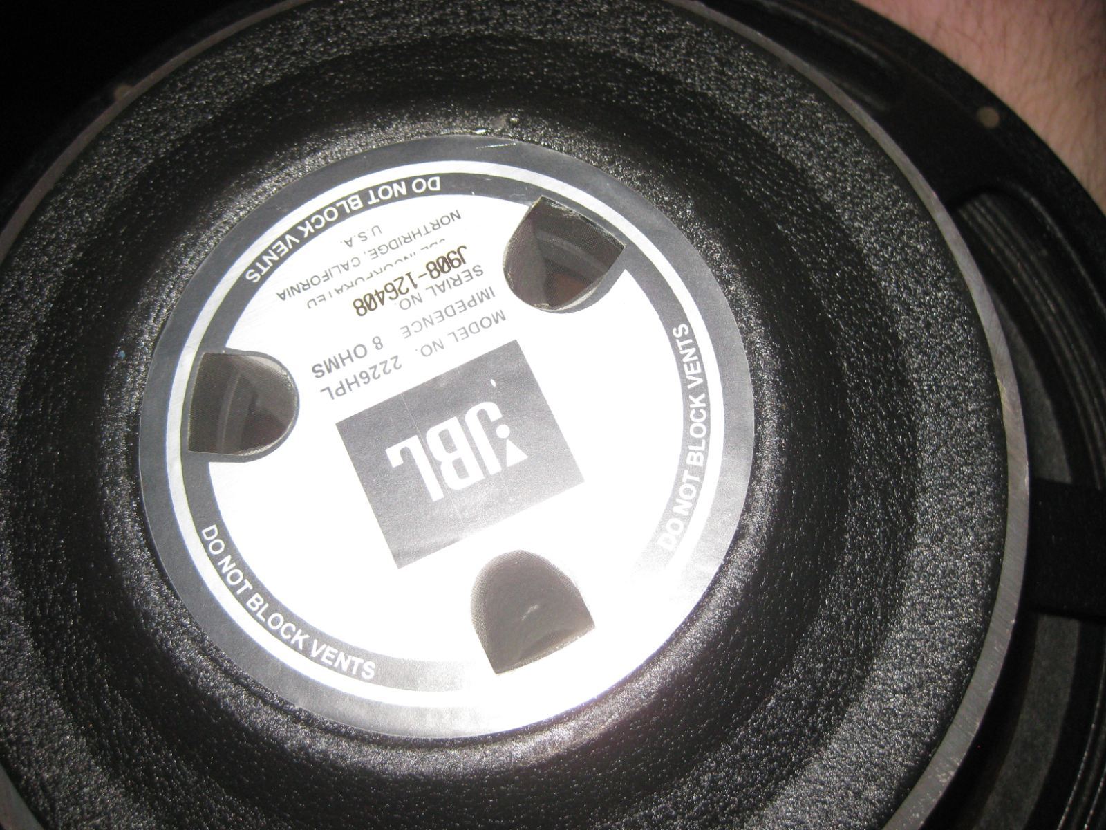 FS: JBL 2226H 15 inch Mid Bass pair |﻿ Hi-Fi and Cinema Cables & Accessories