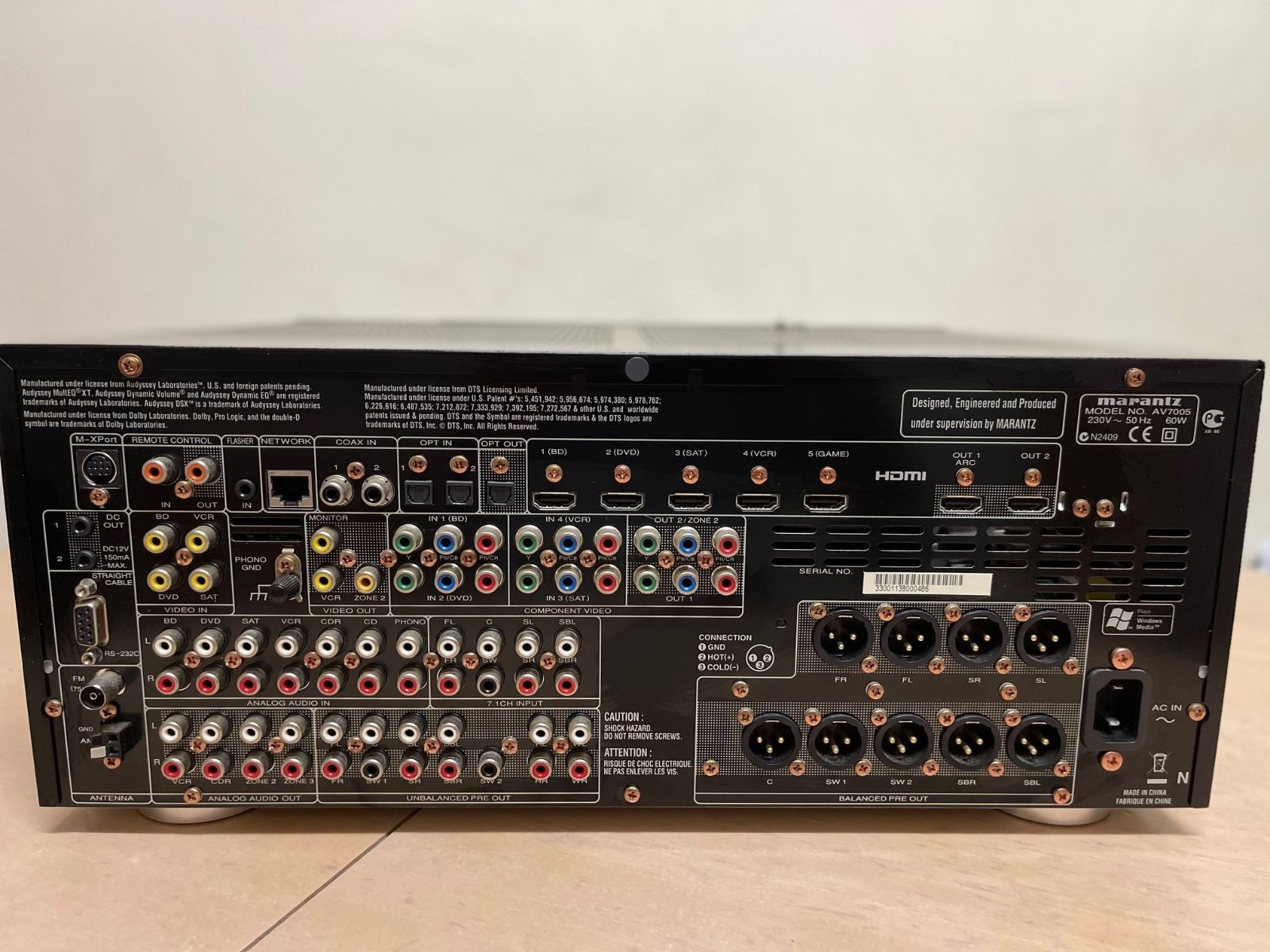 Marantz AV7005 |﻿ Stereo, Home Cinema, Headphones Components
