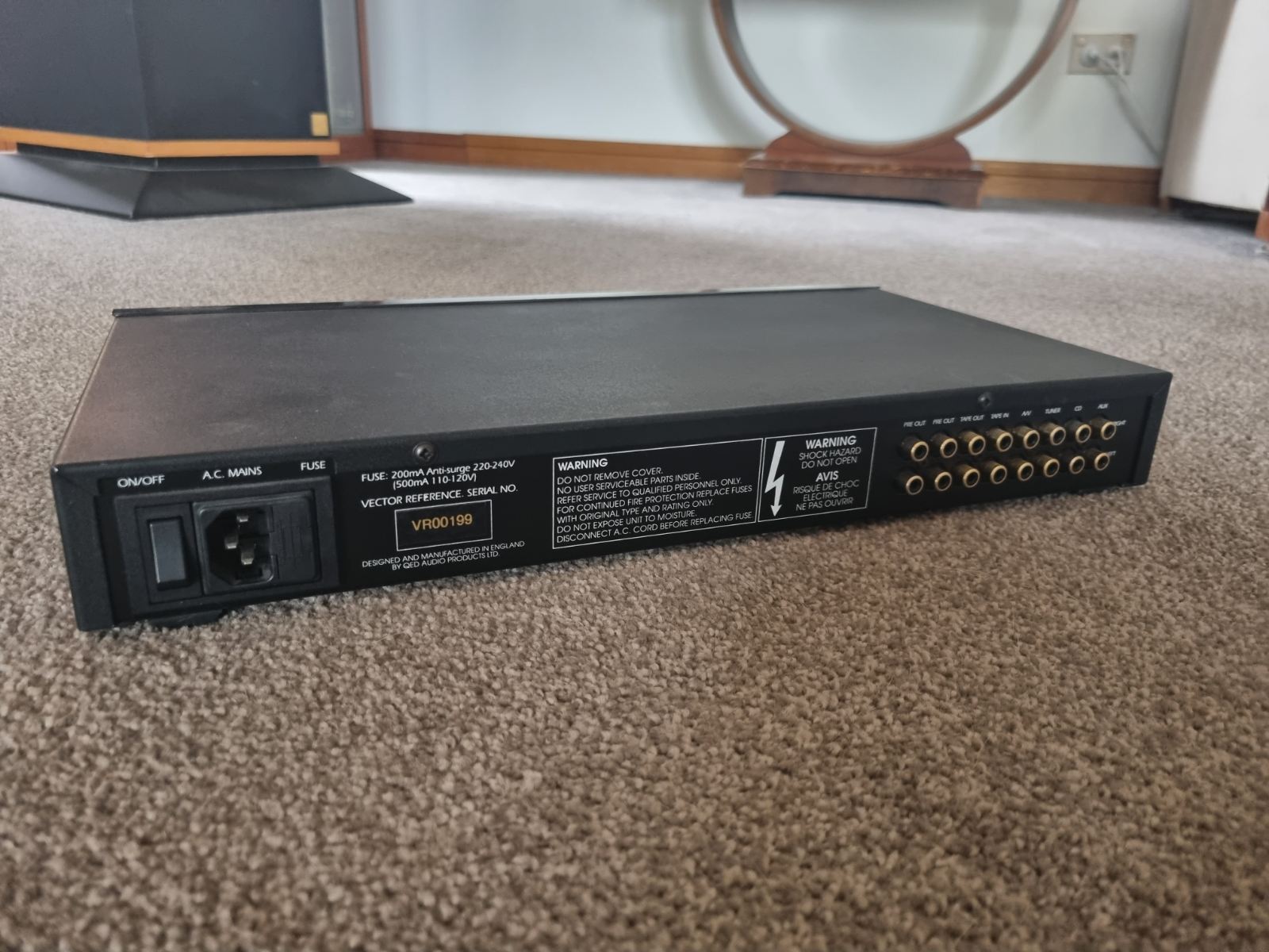 FS: QED Vector Reference Passive/Active Preamp - Stereo, Home Cinema, Headphones Components ...