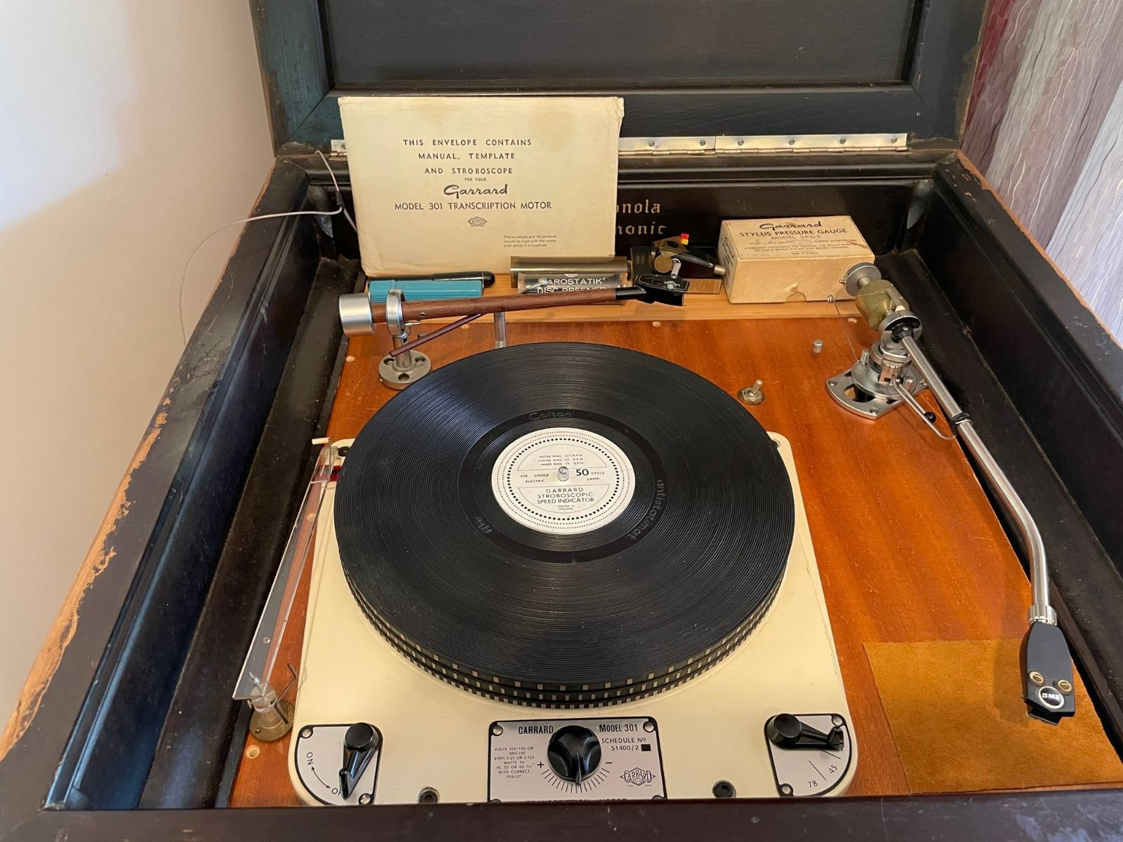 FS: Garrard 301 turntable with SME 3012 tonearm and ADC Pickup Arm ...