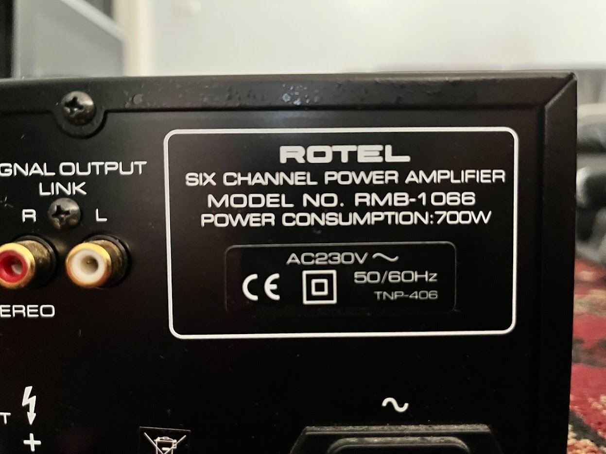 FS: Rotel & RMB 1066 - Stereo, Home Cinema, Headphones Components ...