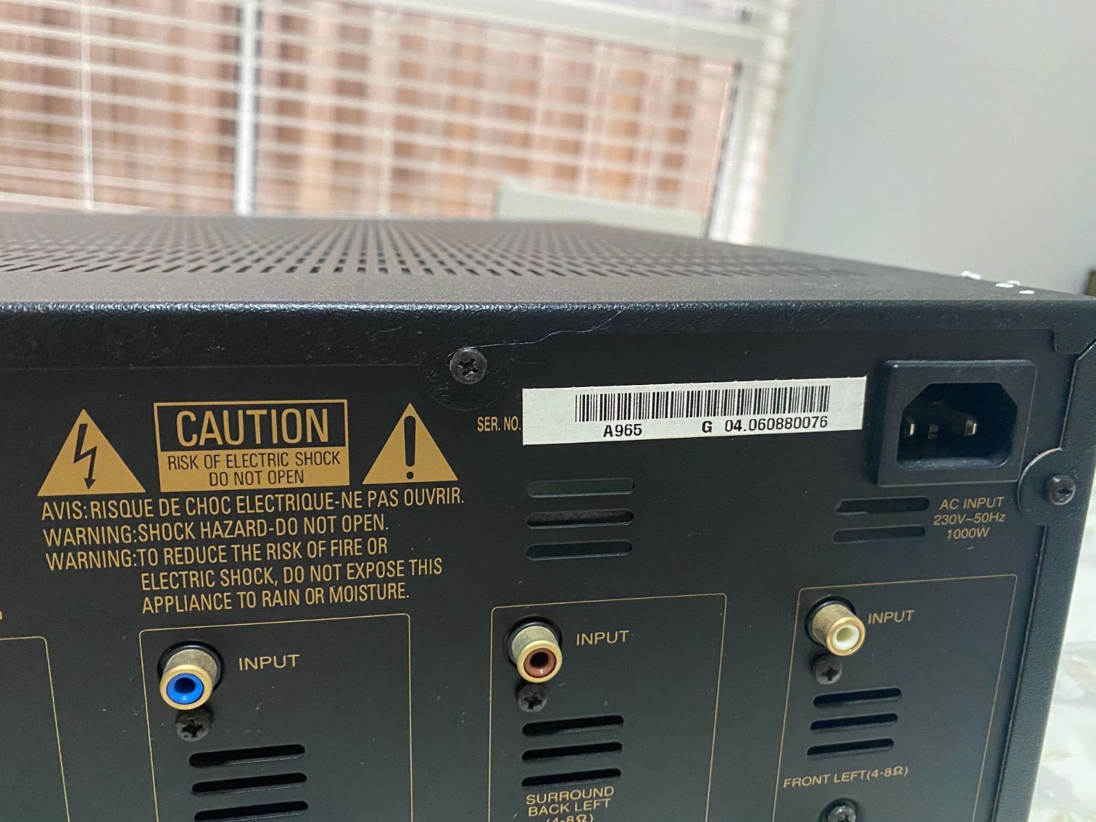 FS: Sherwood 7CH Power Amplifier A-965 - Stereo, Home Cinema ...