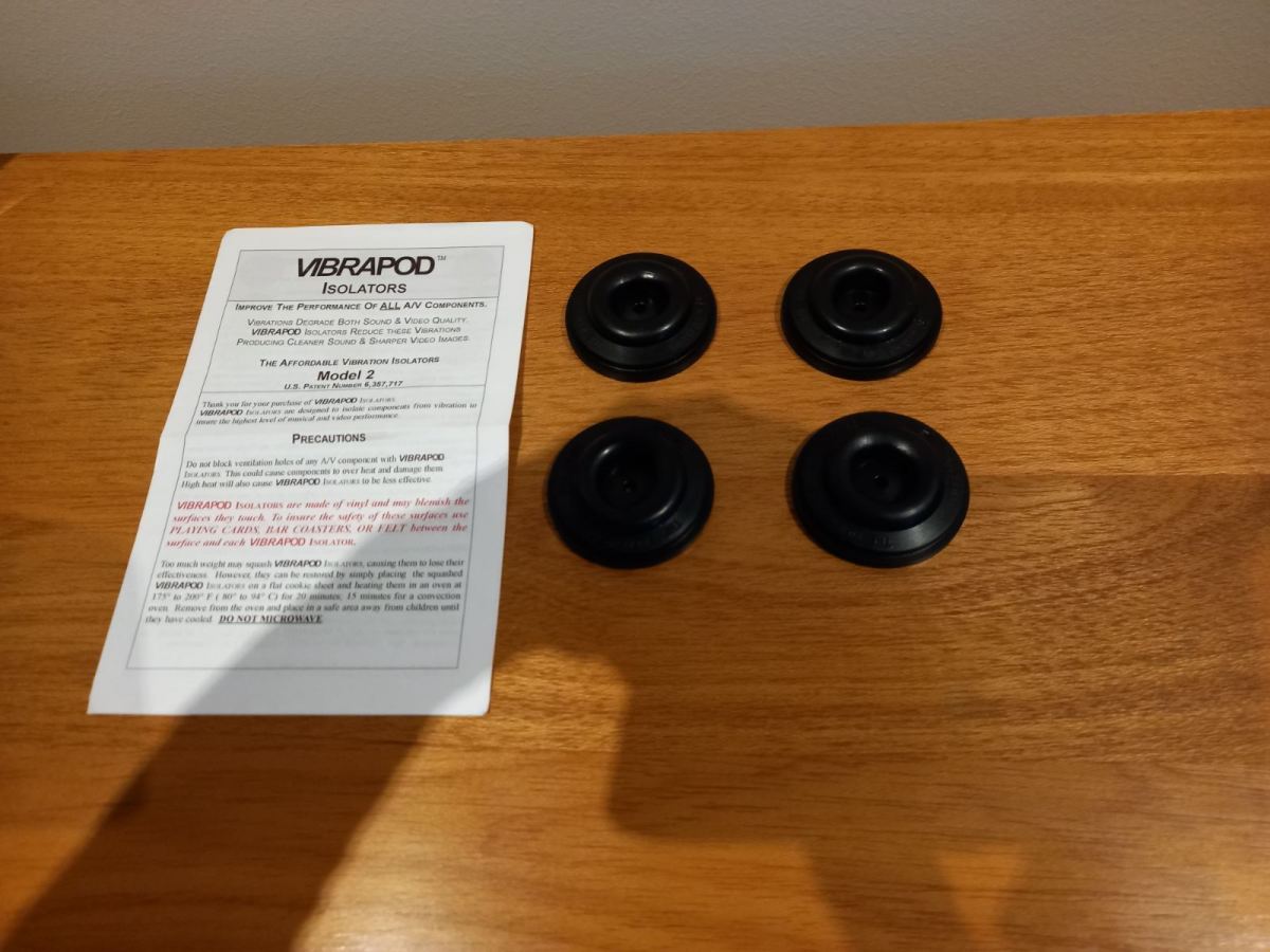 FS: Vibrapod Isolators Model 2 (set of 4 pods) - Hi-Fi and Cinema ...