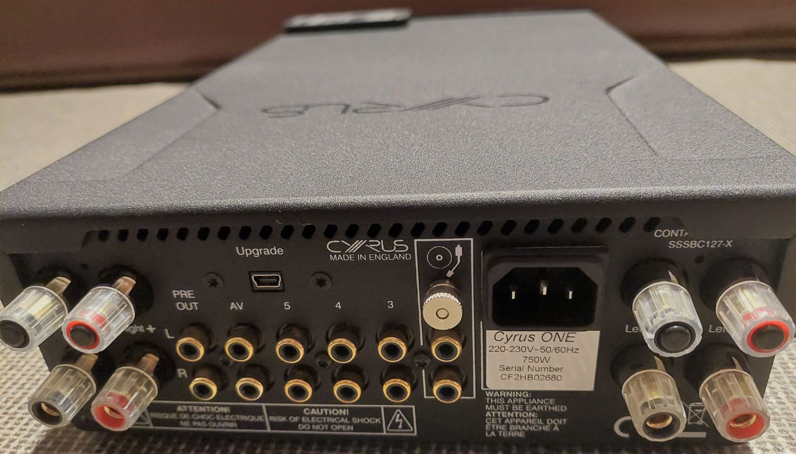 FS: Cyrus One Integrated Amplifier - Stereo, Home Cinema, Headphones ...