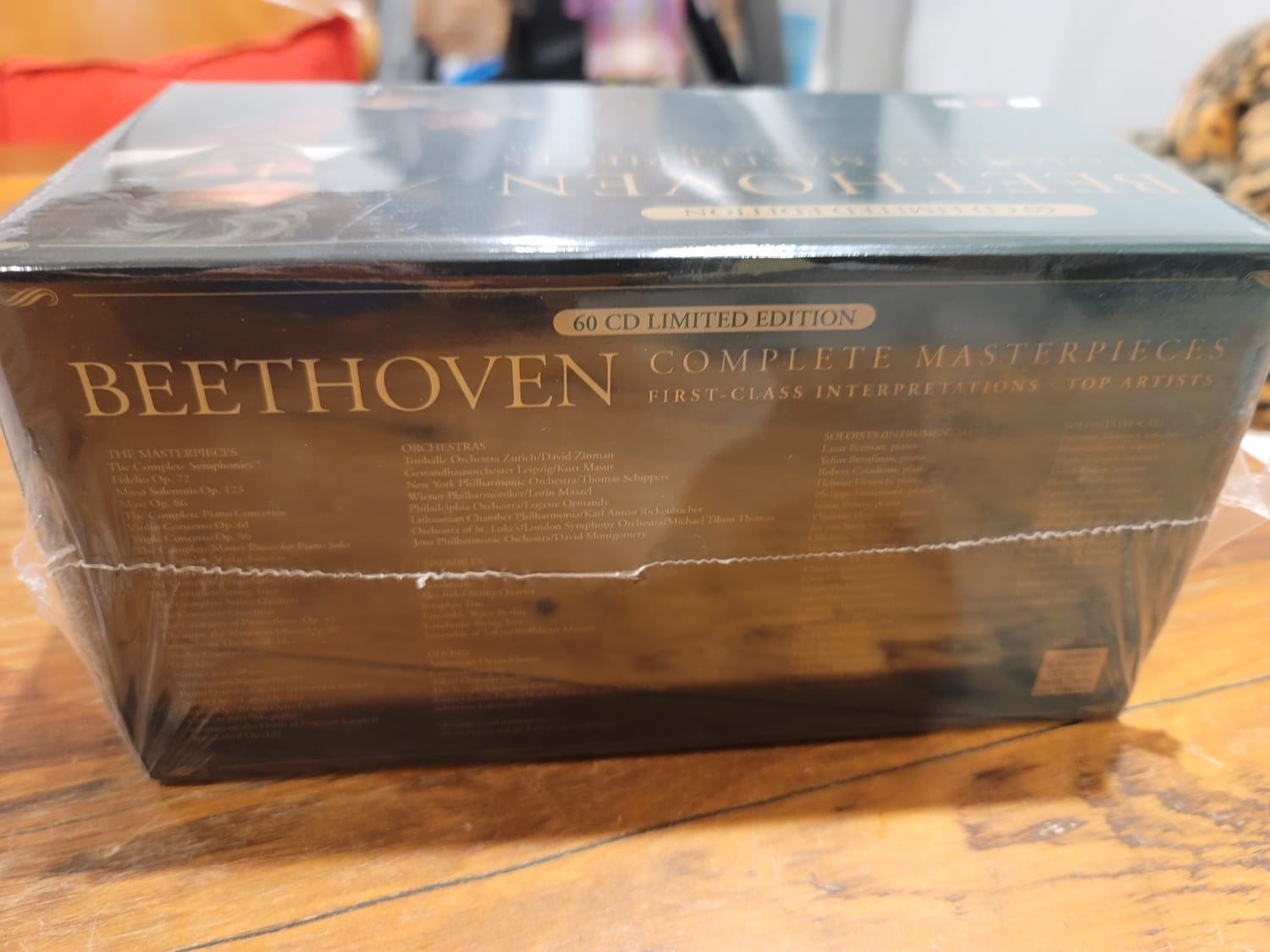 FS: Brand new sealed Beethoven Complete Masterpieces 60 CD Limited ...