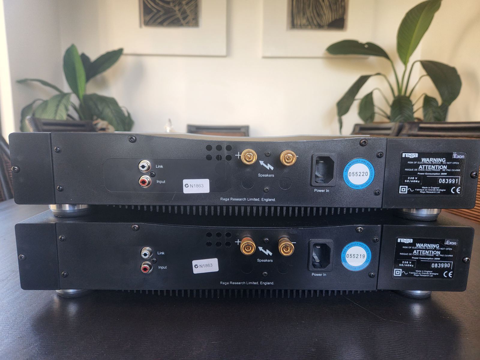 REGA EXON 3 MONOBLOCKS -POWER AMPLIFIERS - Stereo, Home Cinema ...