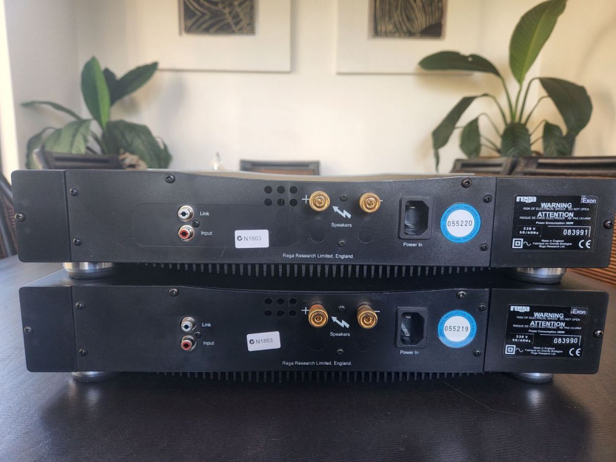 REGA EXON 3 MONOBLOCKS -POWER AMPLIFIERS - Stereo, Home Cinema ...