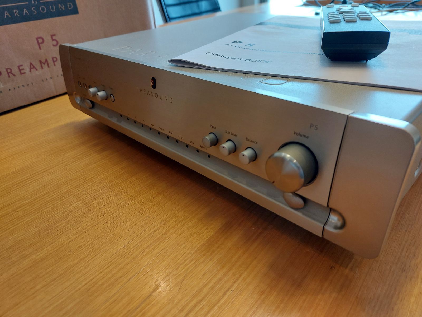 FS: Parasound Halo P5 Preamplifier - high quality class A 2.1 preamp ...