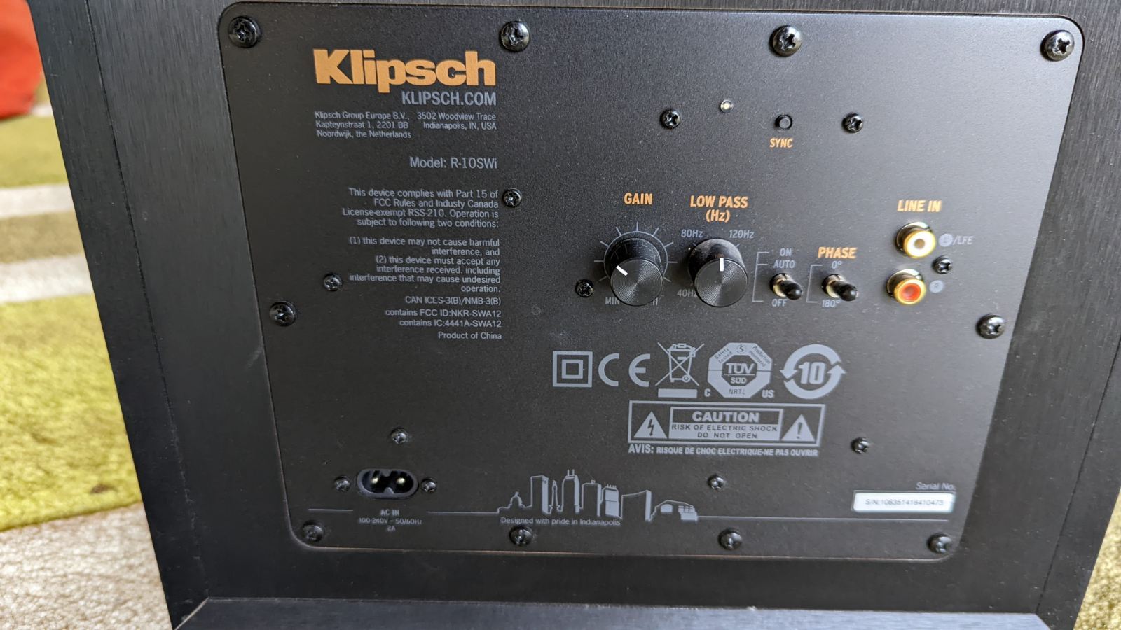 FS: Klipsch reference R-10SW 10" 300 watts subwoofer - Stereo, Home ...