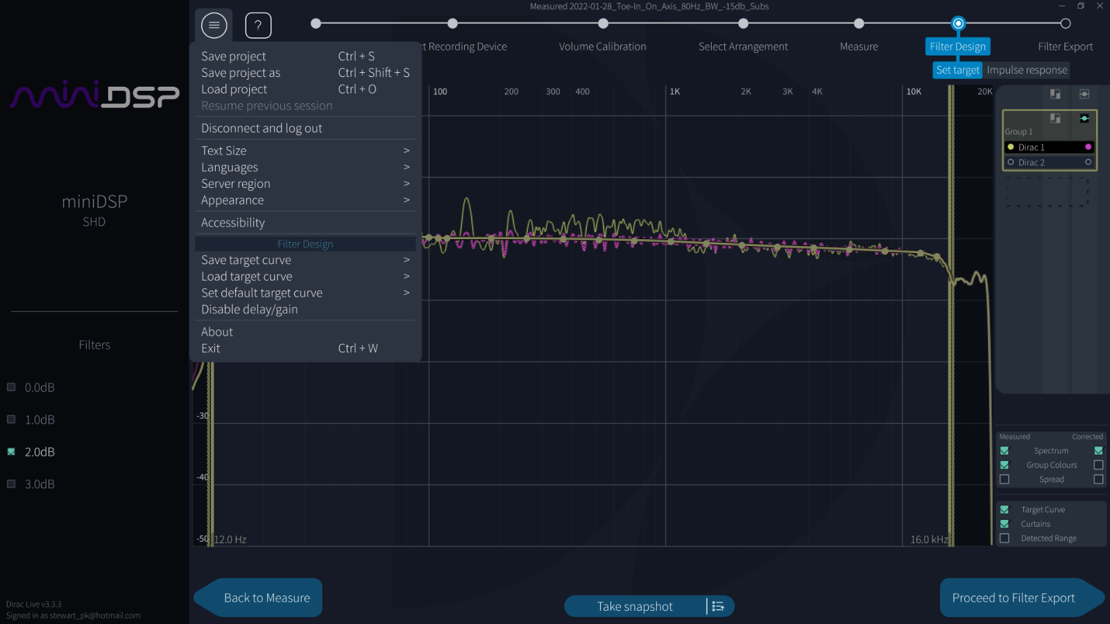 NAD T758 V3i and Dirac Live projects/filters - AV Receivers, Multi-channel Amps & Processors ...